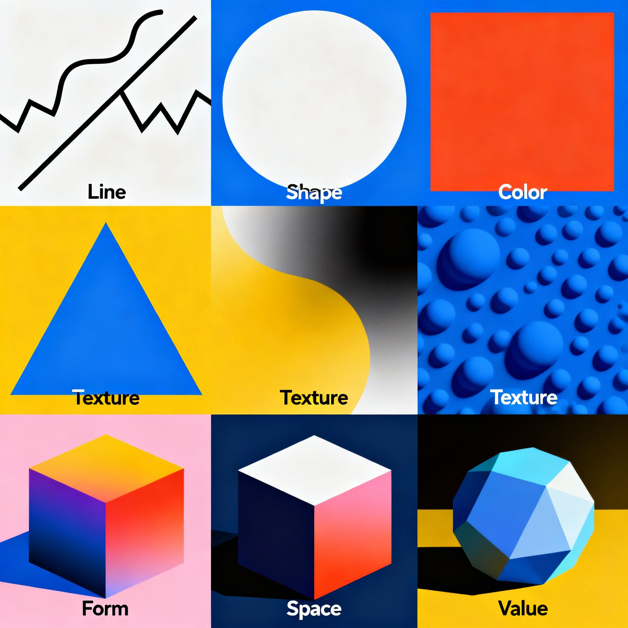 Elements Of Art Examples - AI Generated Art