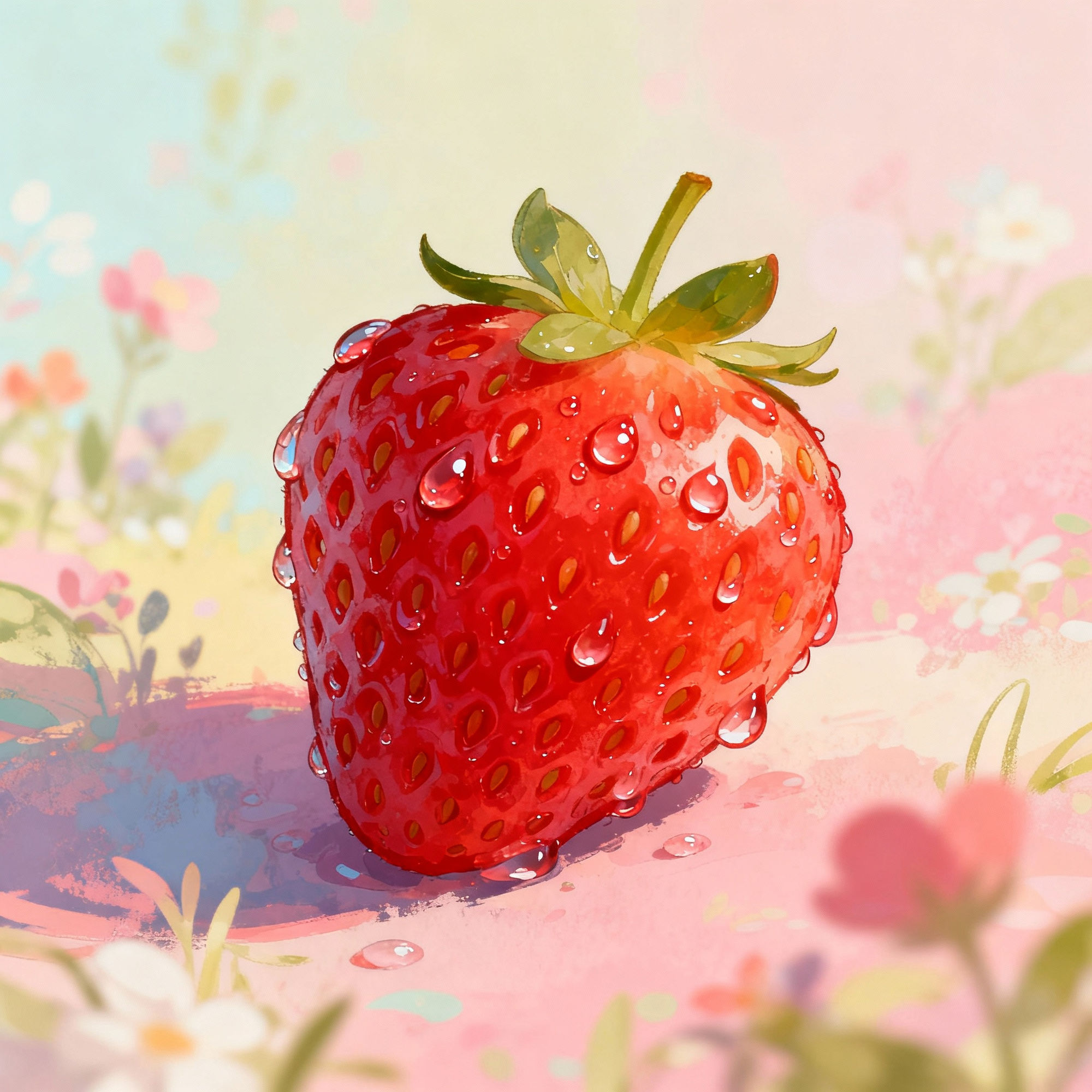 Strawberry Drawings - AI Art Gallery | Nightcafe Creator