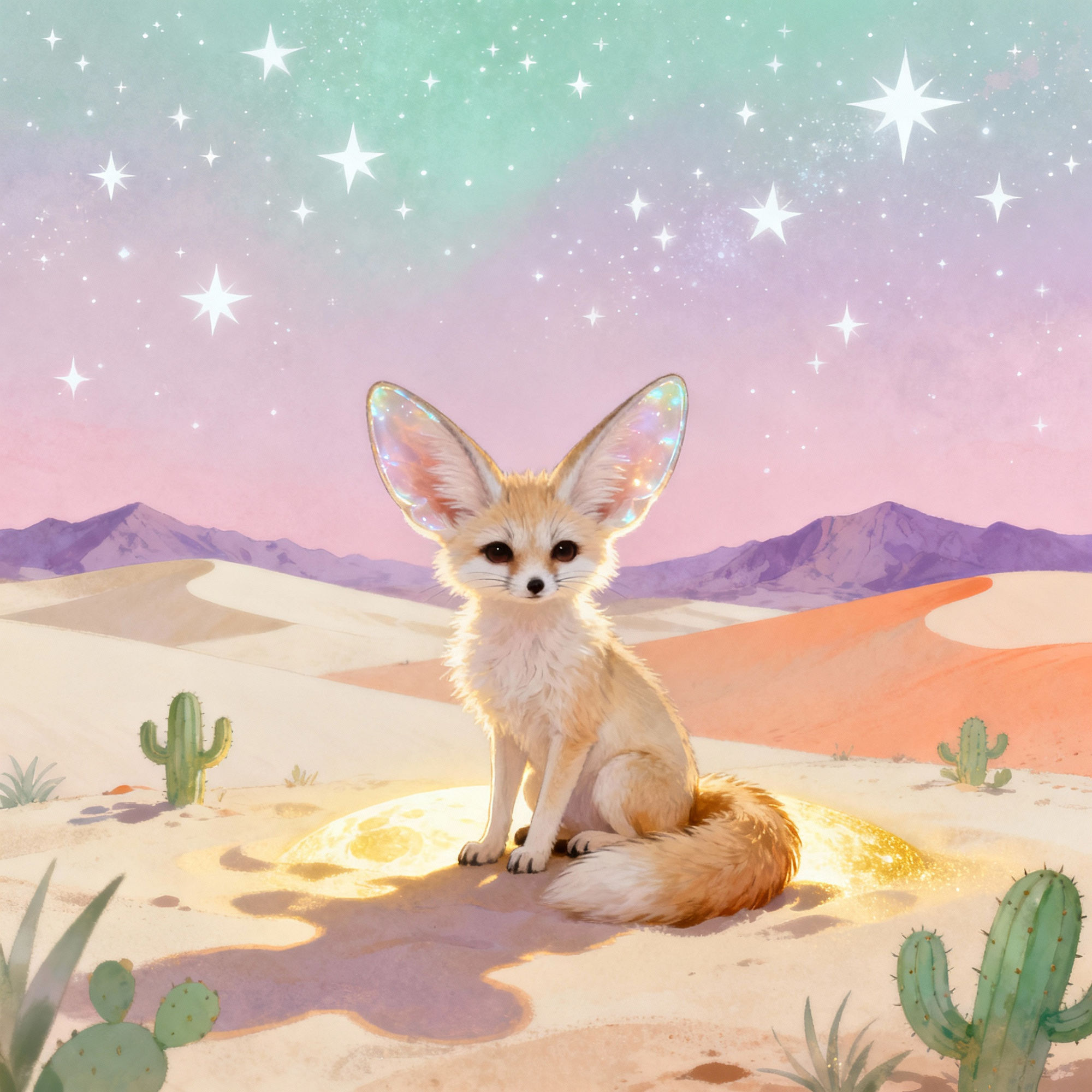Fennec Fox Drawings - AI Generated Art