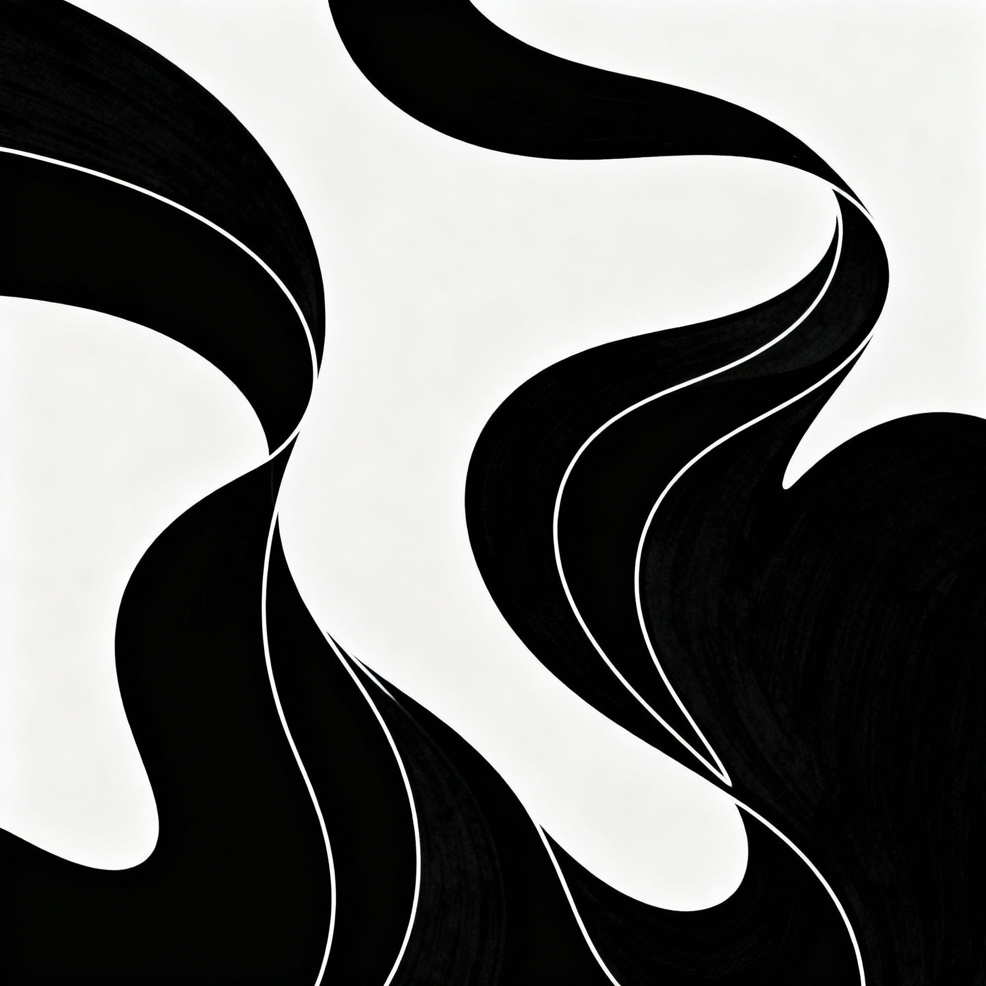 Contour Line Art - AI Generated Art