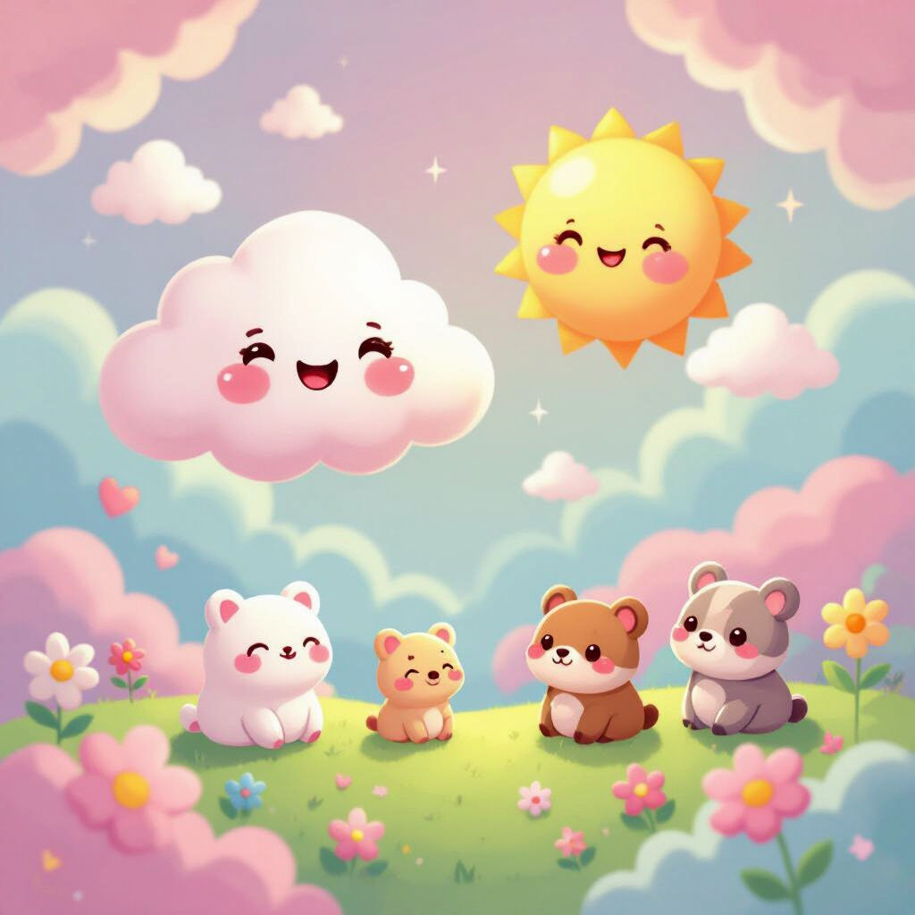Kawaii Wallpaper - Adorable AI-generated Designs