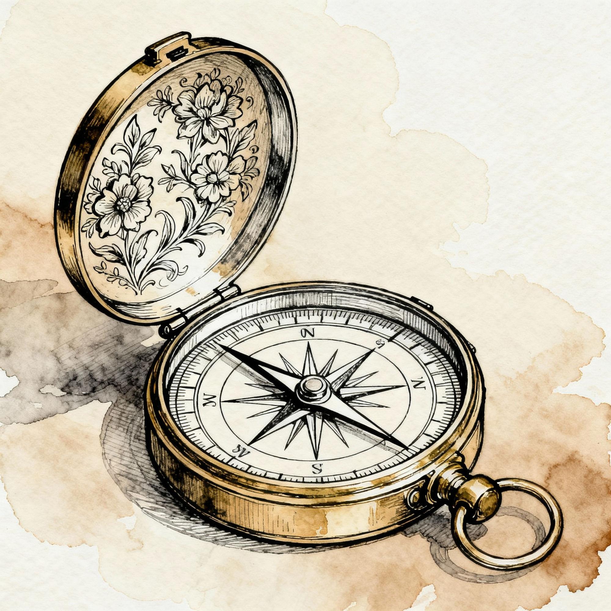 Easy Compass Drawings - Create Your Own With AI