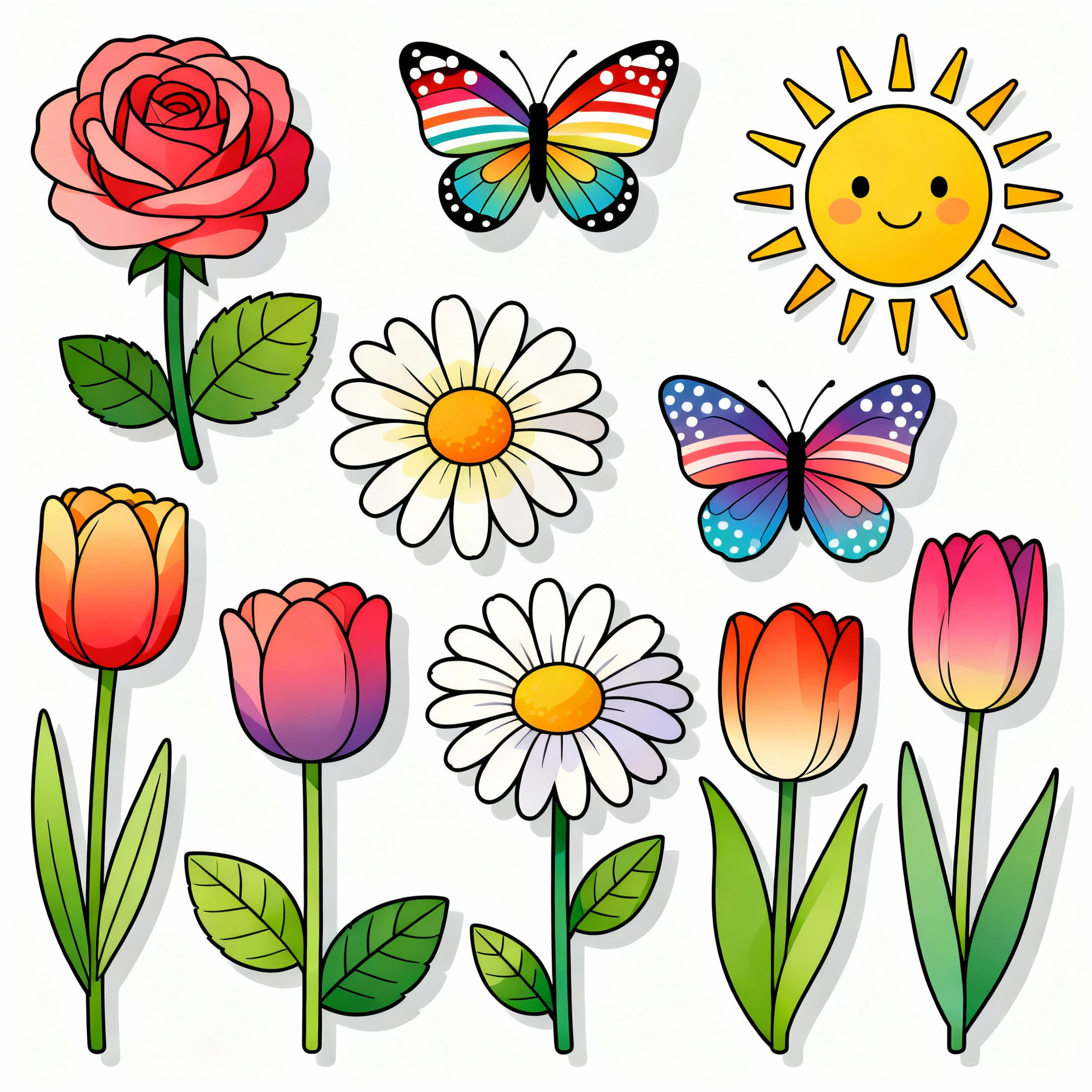 Free Spring Clip Art - AI Generated Designs