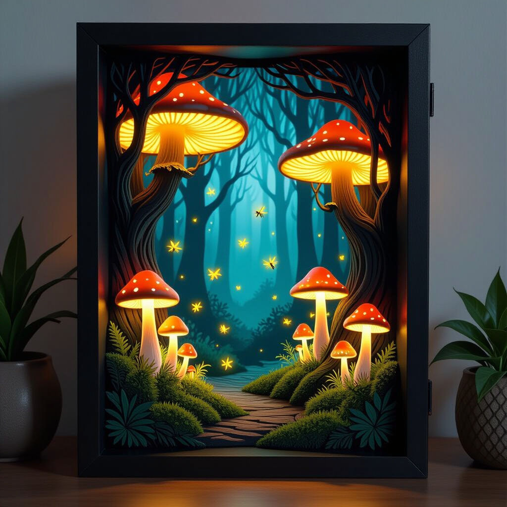 Shadow Box Wall Art - AI Generated Designs