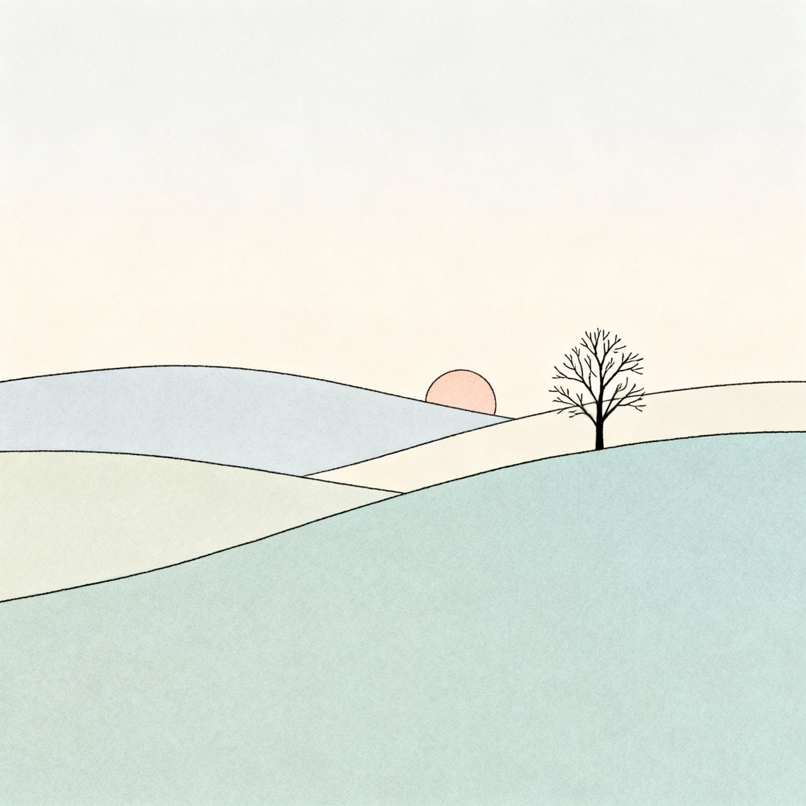 Simple Landscape Drawings - AI Generated Art Gallery