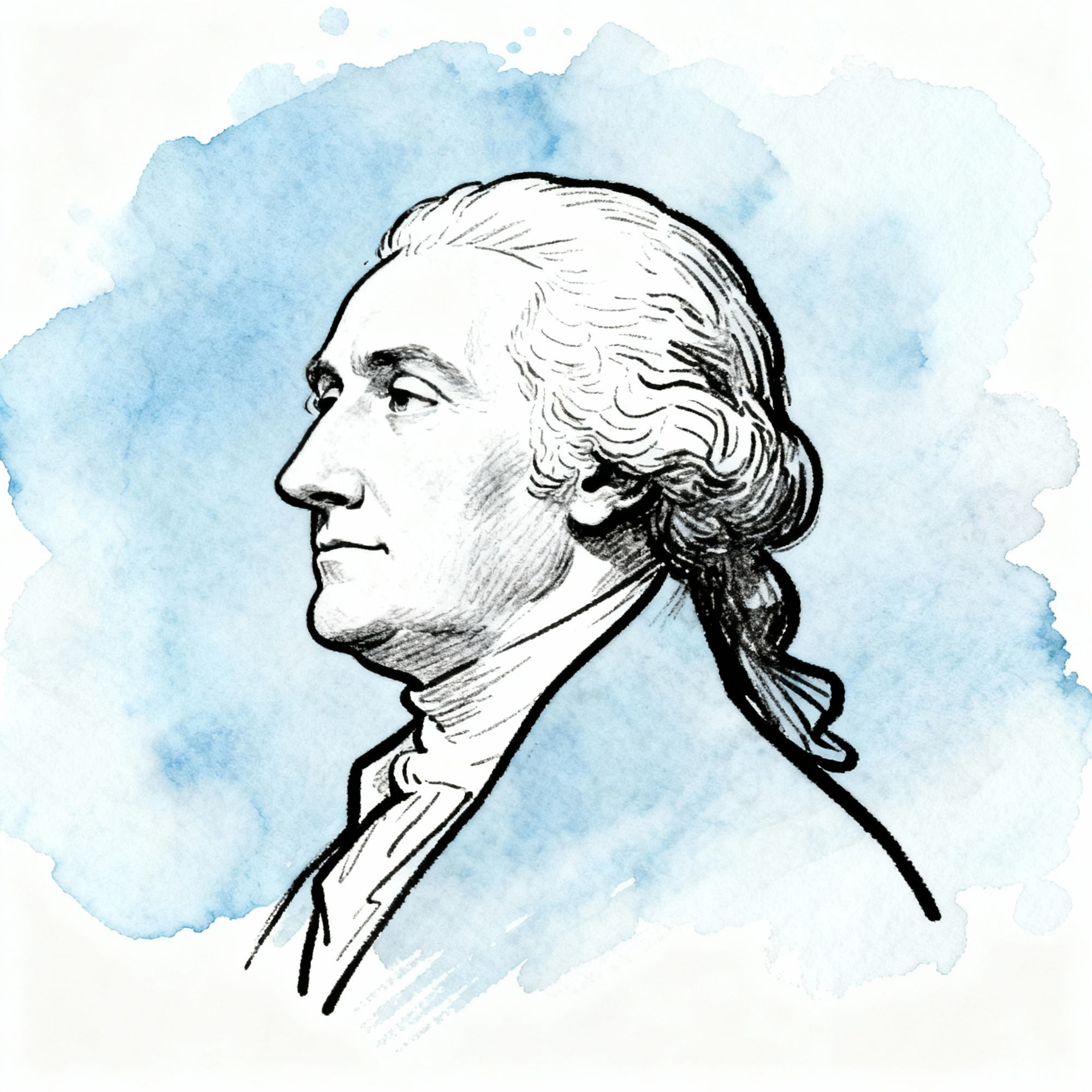 Easy George Washington Drawing Tutorials & AI Art