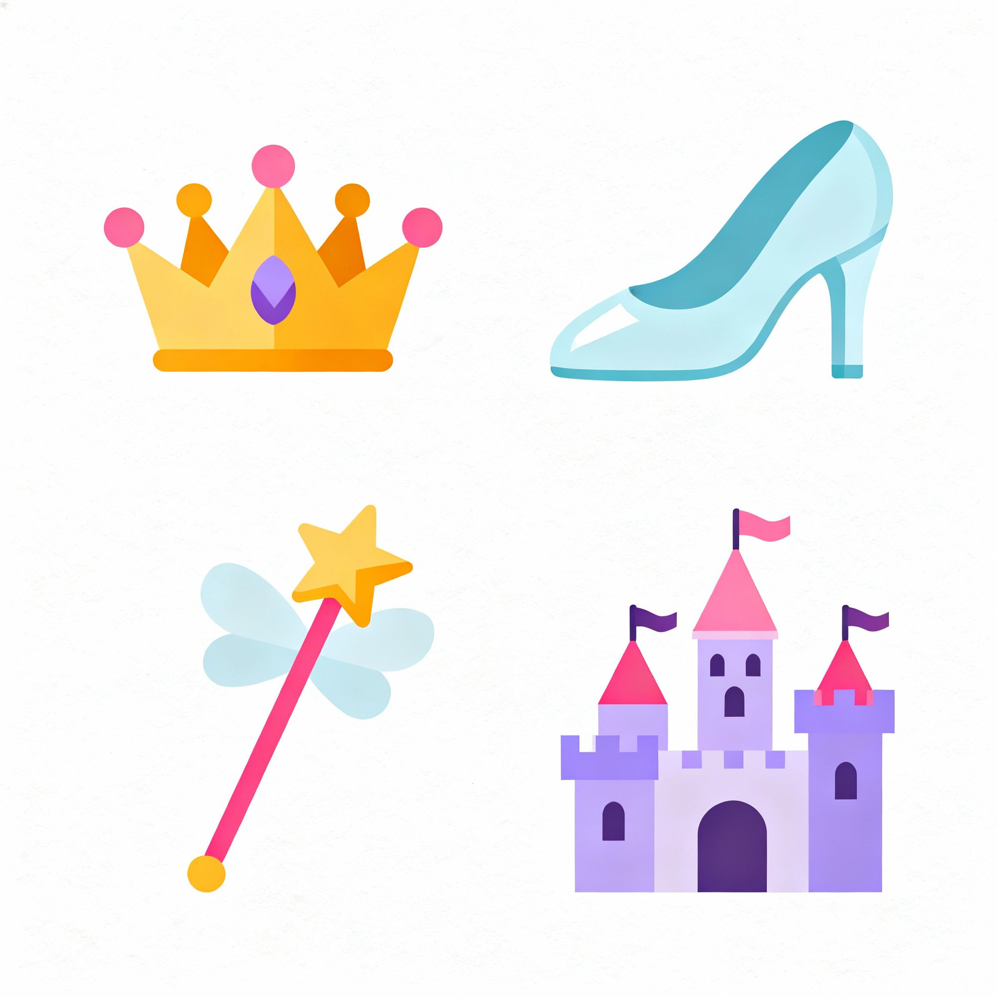 Princess Clip Art - AI Generated & Customizable