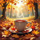 Cozy Autumn Aesthetic Wallpaper - AI Generated