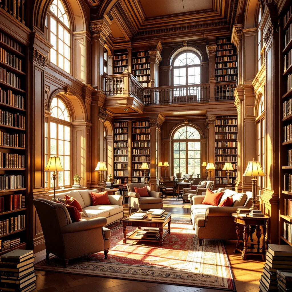 AI Library Pictures - Create Your Own