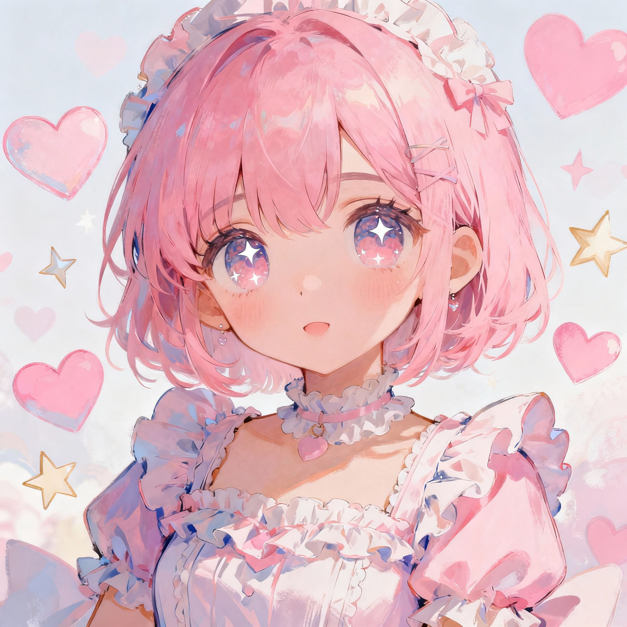 Kawaii Girl Anime Drawings - AI Generated Art