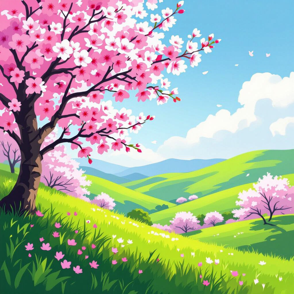 Spring Desktop Wallpapers - Fresh AI Art For Your Desktop