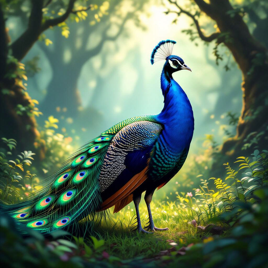 Peacock Pictures - Create Stunning AI Art