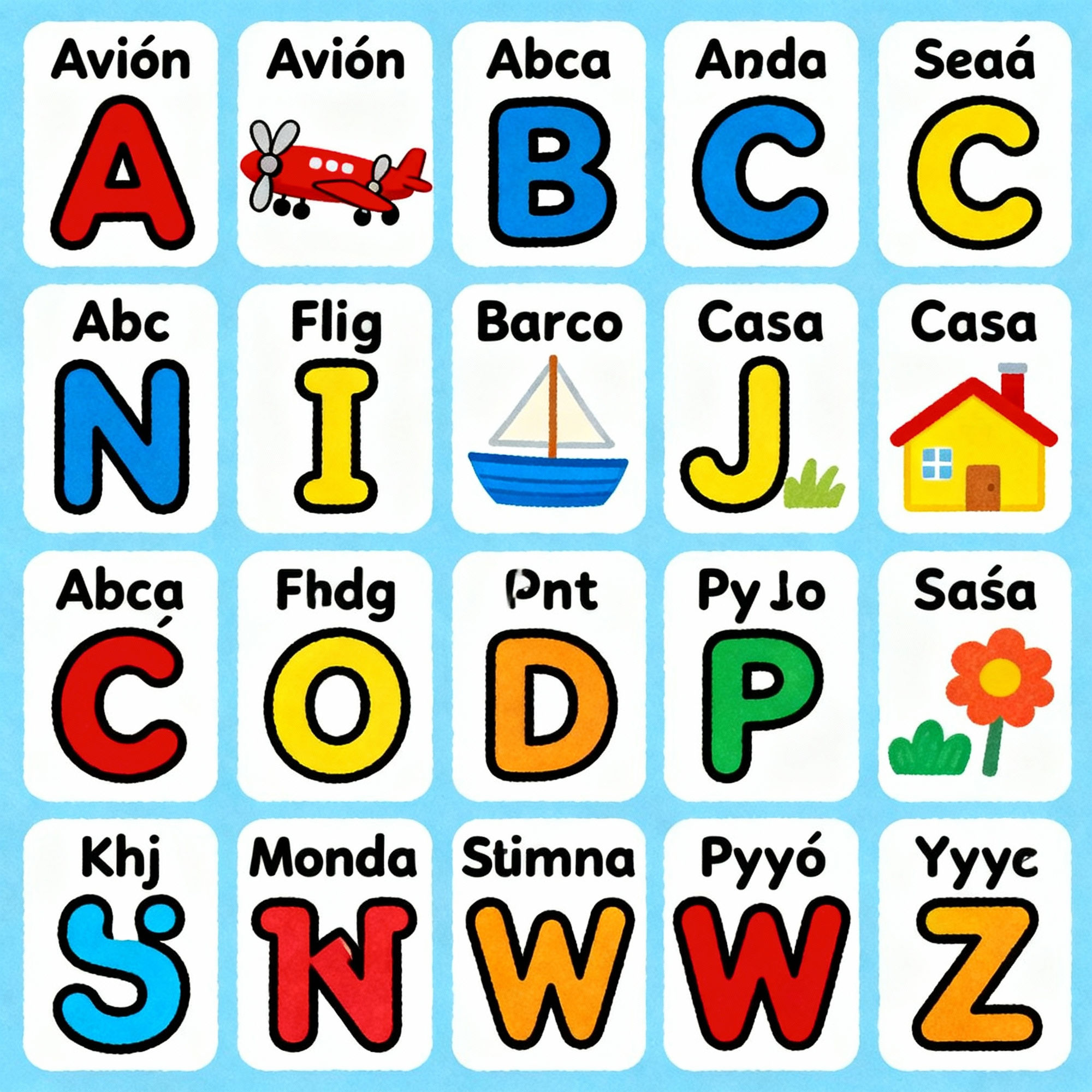 Spanish Alphabet With Pictures - Learn Spanish Visually