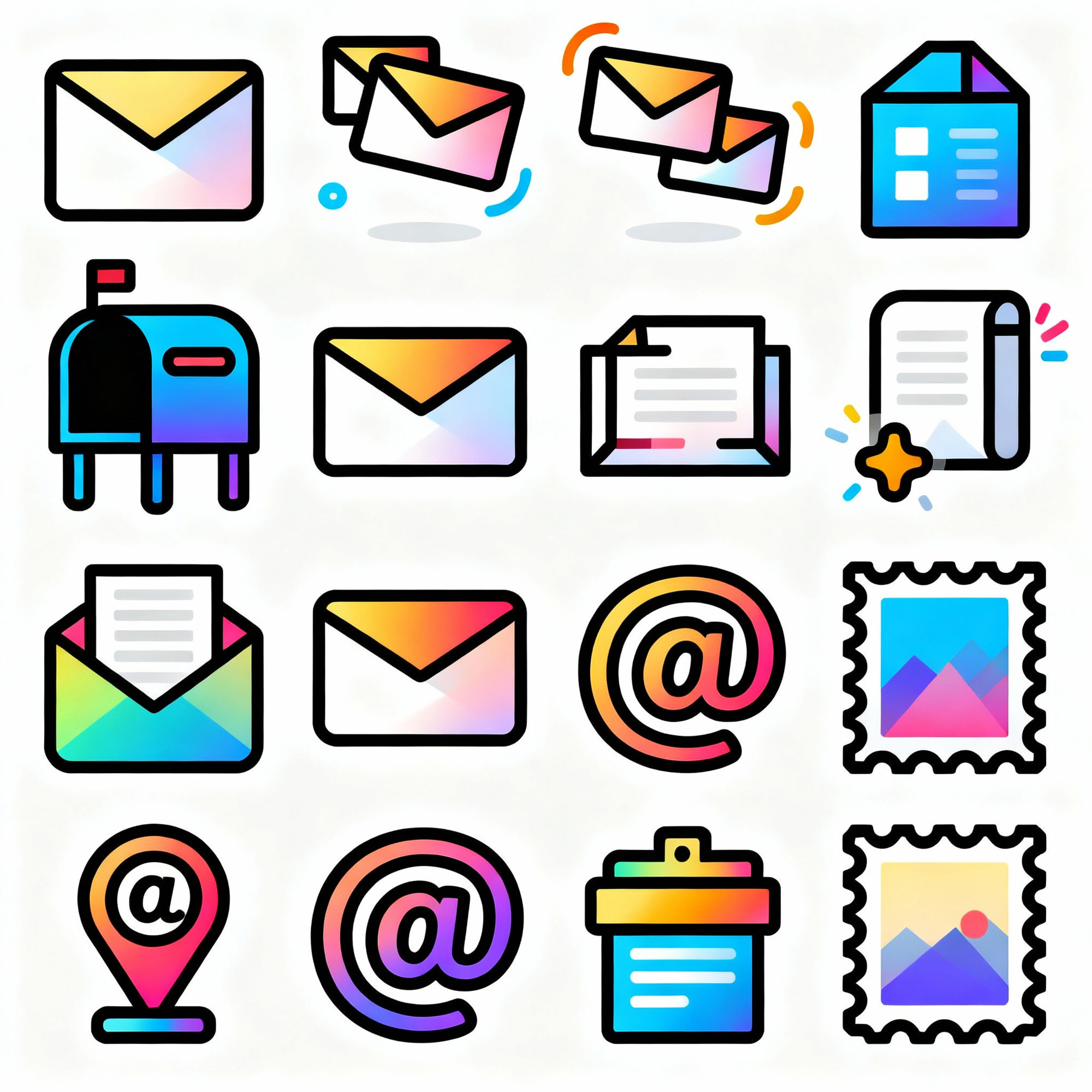 Email Clip Art - AI Generated Graphics For Your Messages