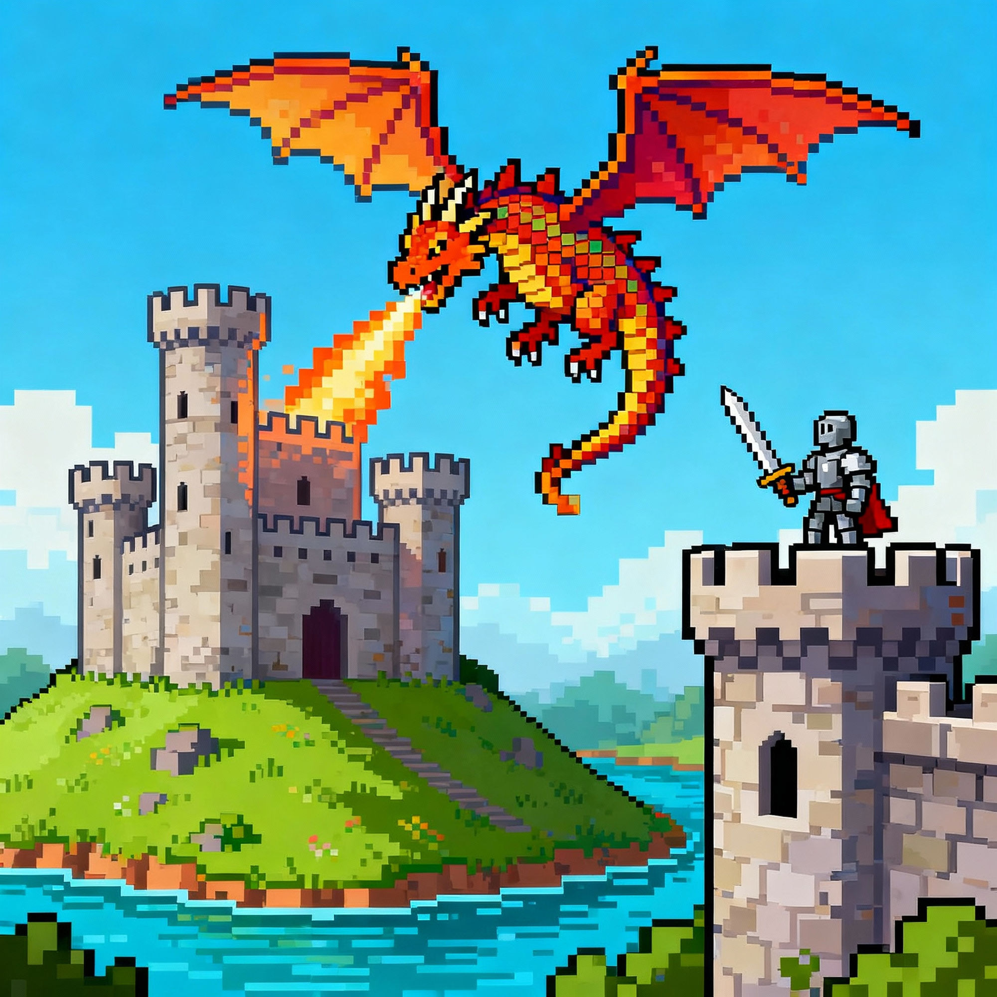 Pixel Art Drawings - AI Generated Art