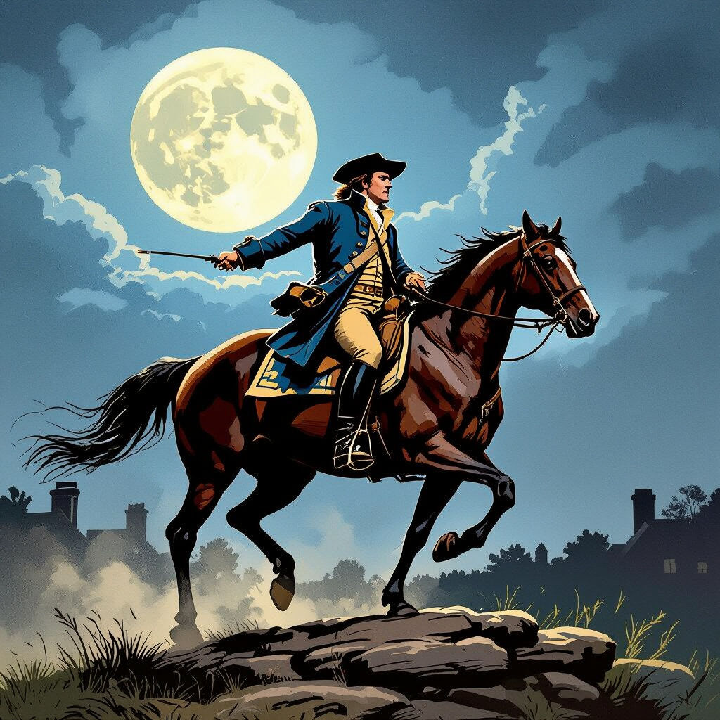 Paul Revere Pictures - AI Generated Art