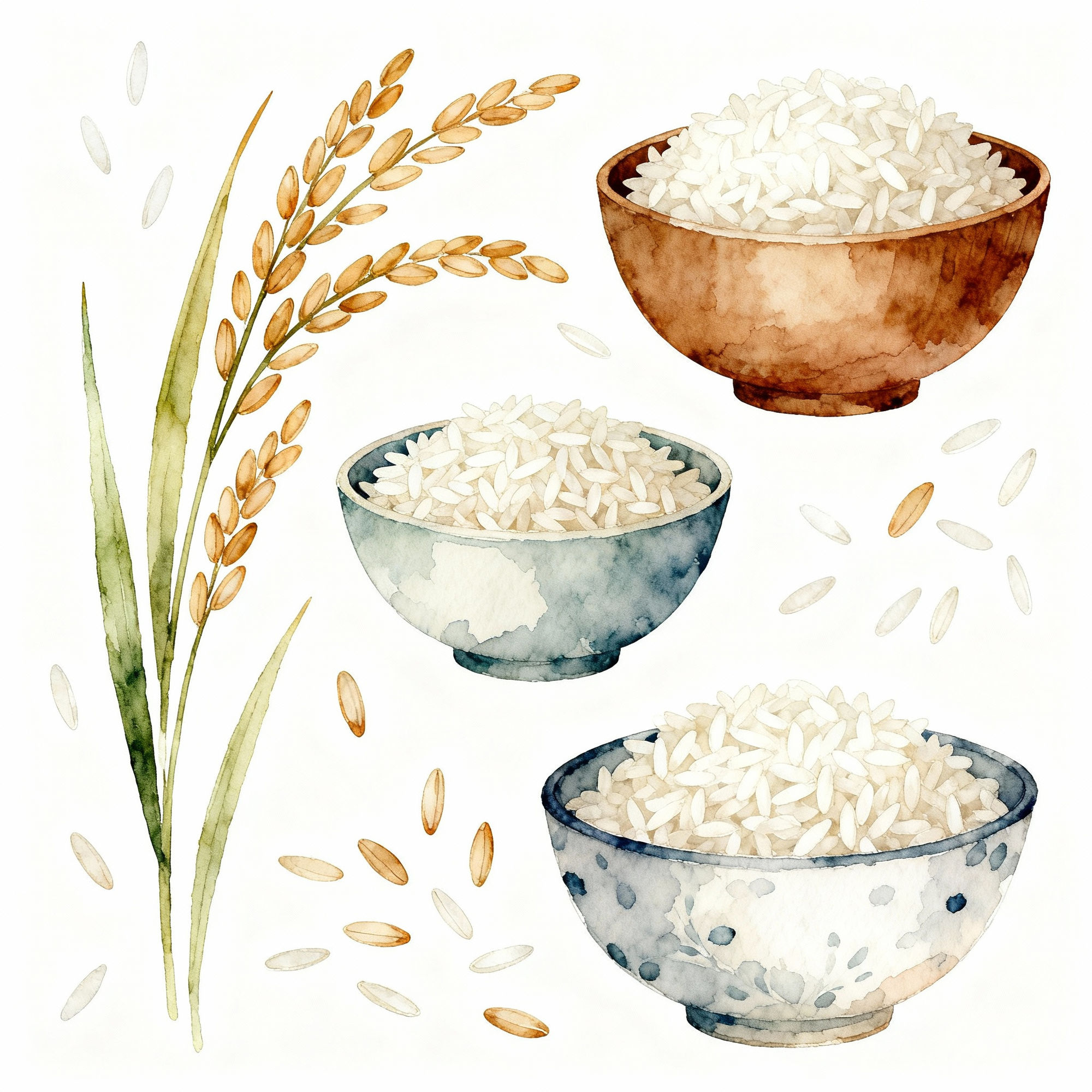 Rice Clip Art - AI Generated Graphics