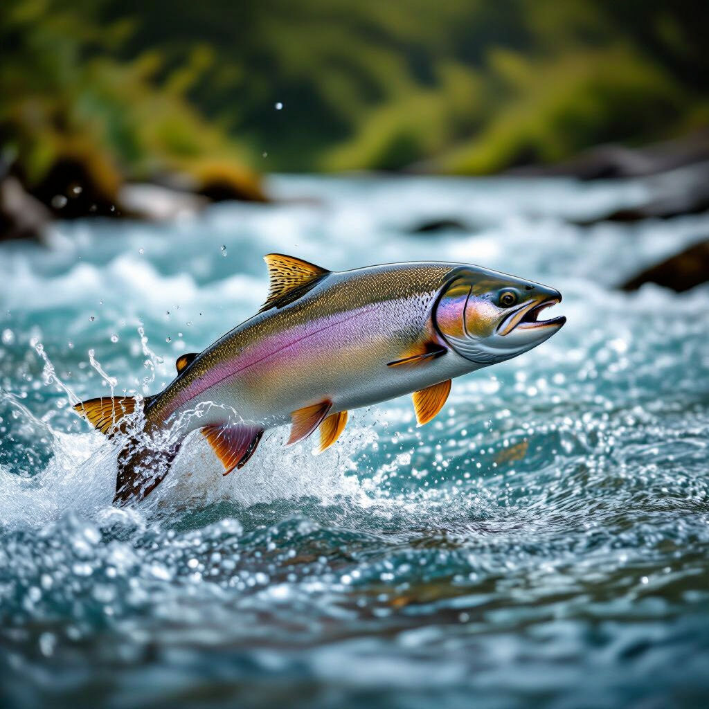 Salmon Pictures - AI Art Gallery | Nightcafe Creator