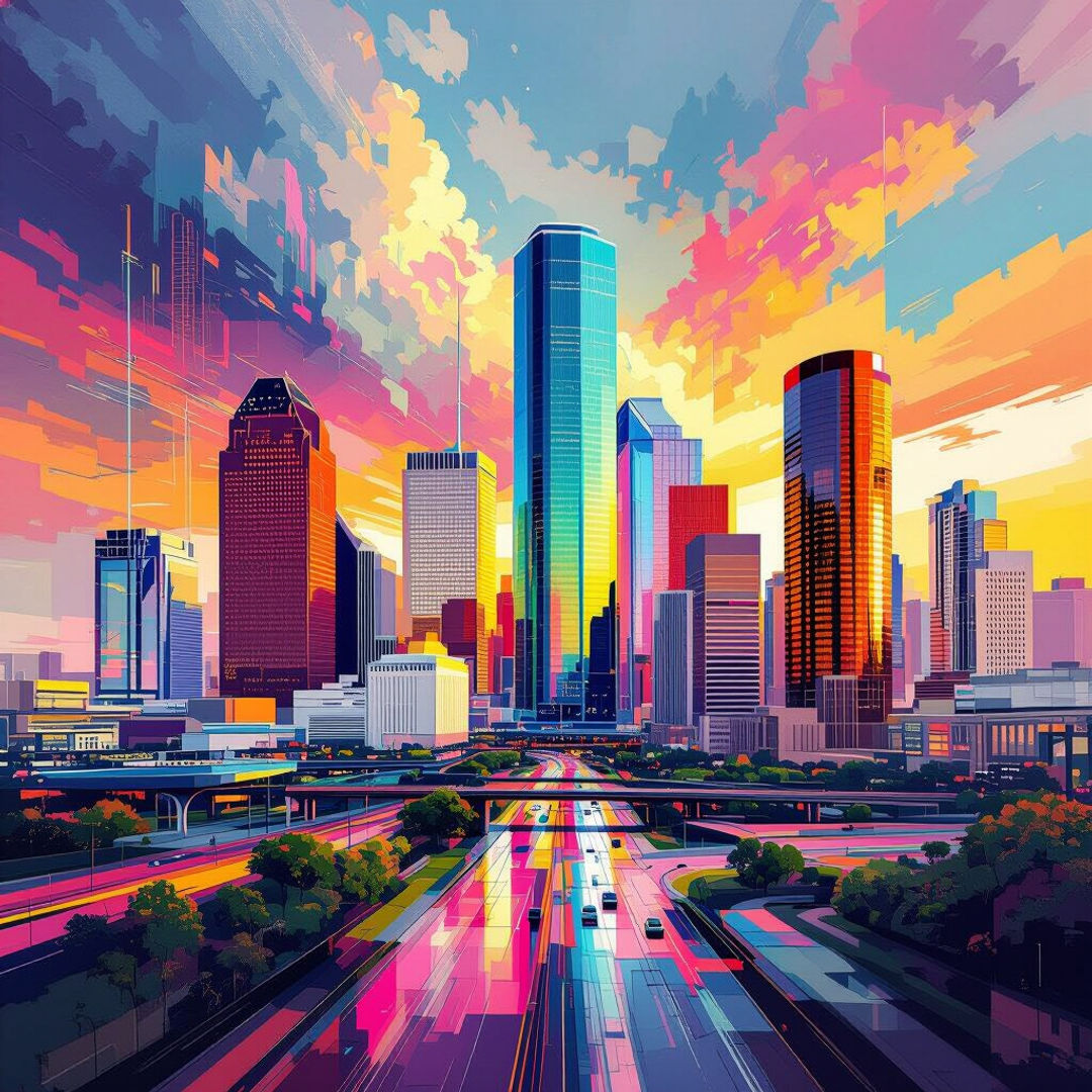 Houston Art Gallery - AI Generated Art