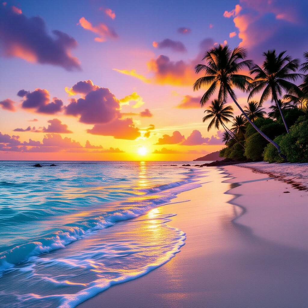 Beach Pictures Ideas - AI Generated Art