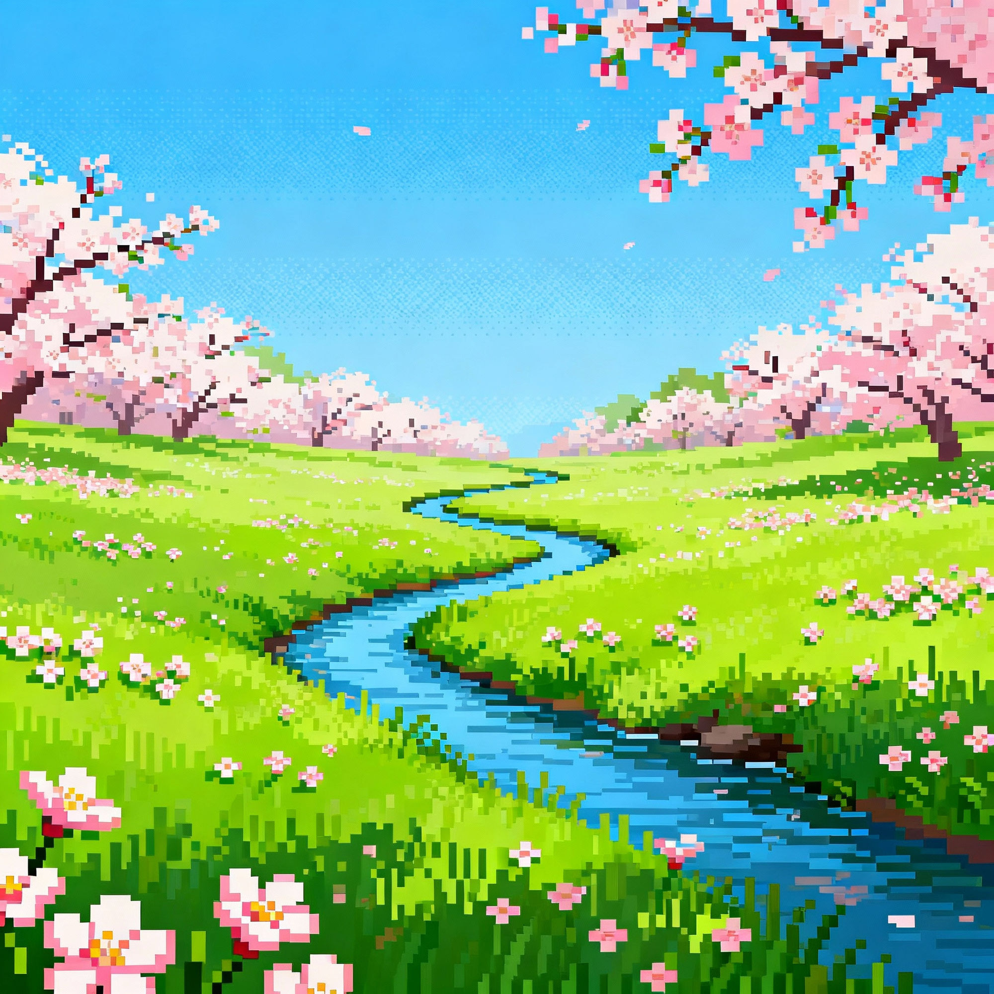 Spring Pixel Art - Create & Explore Vibrant Scenes