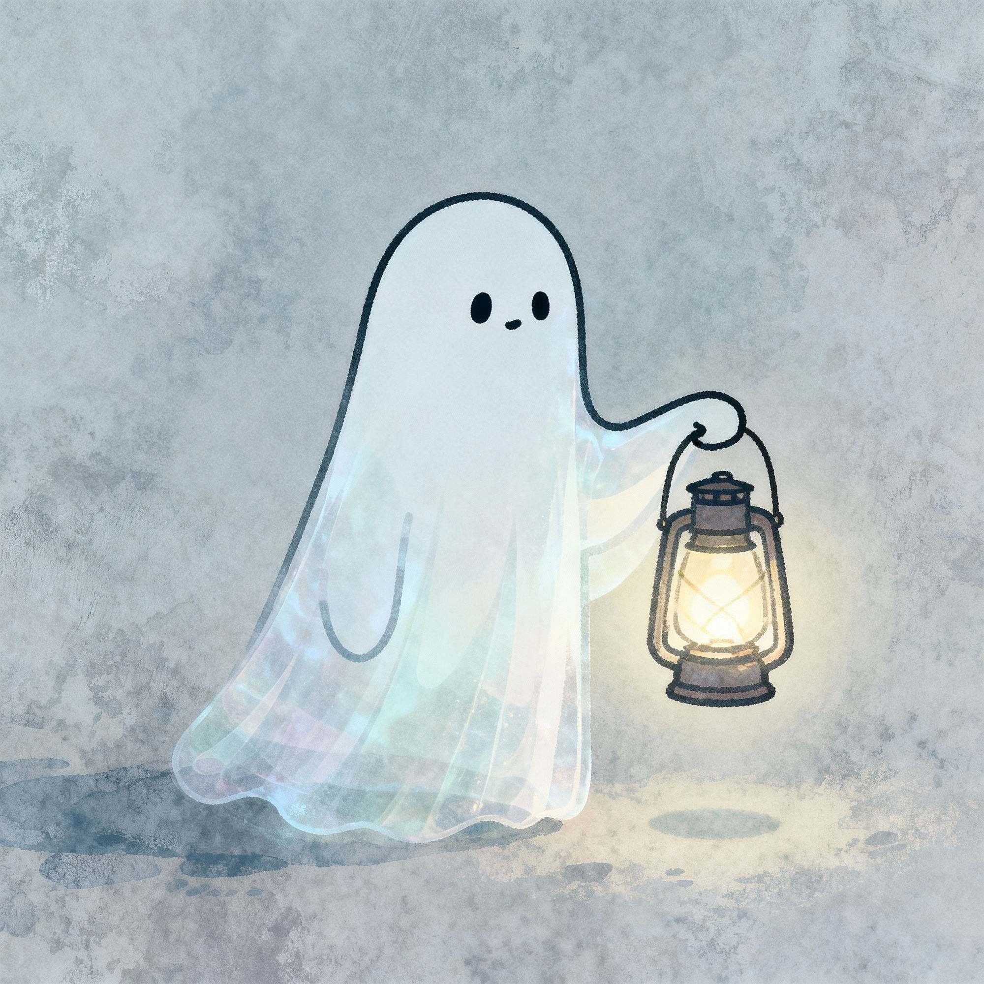 Drawing Ghost Art - AI Generated