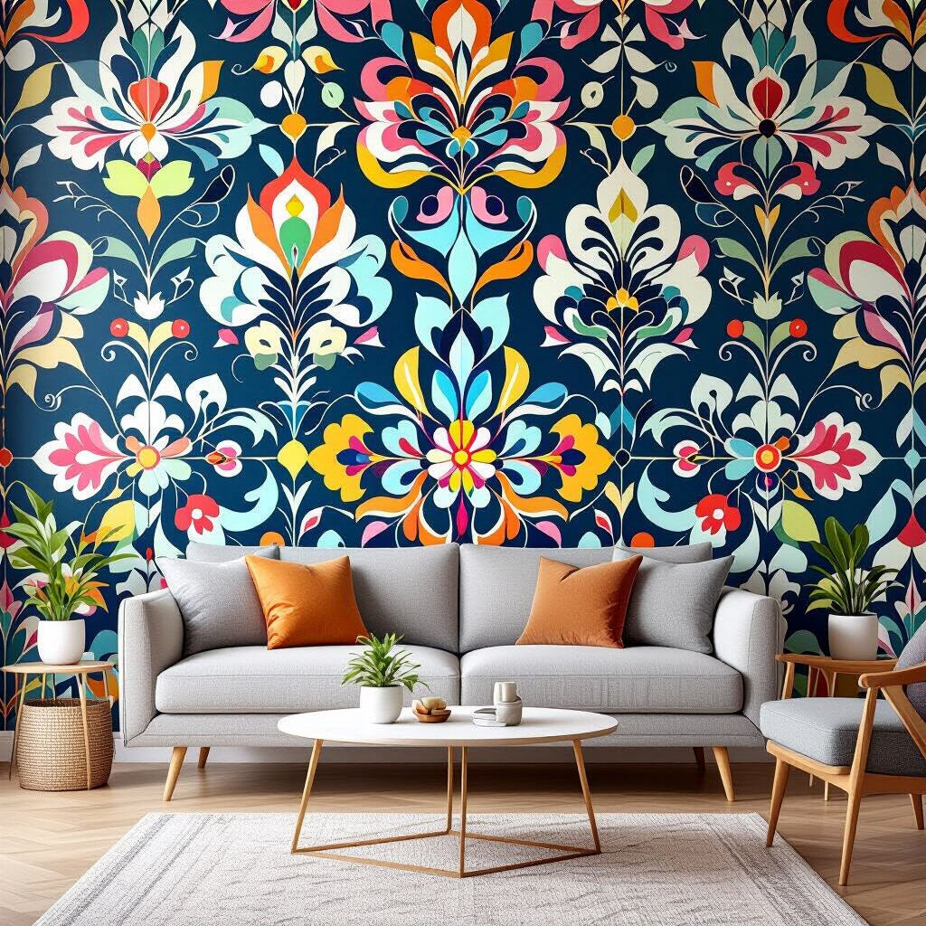 Peel And Stick Wallpaper - AI Generated Designs In Store