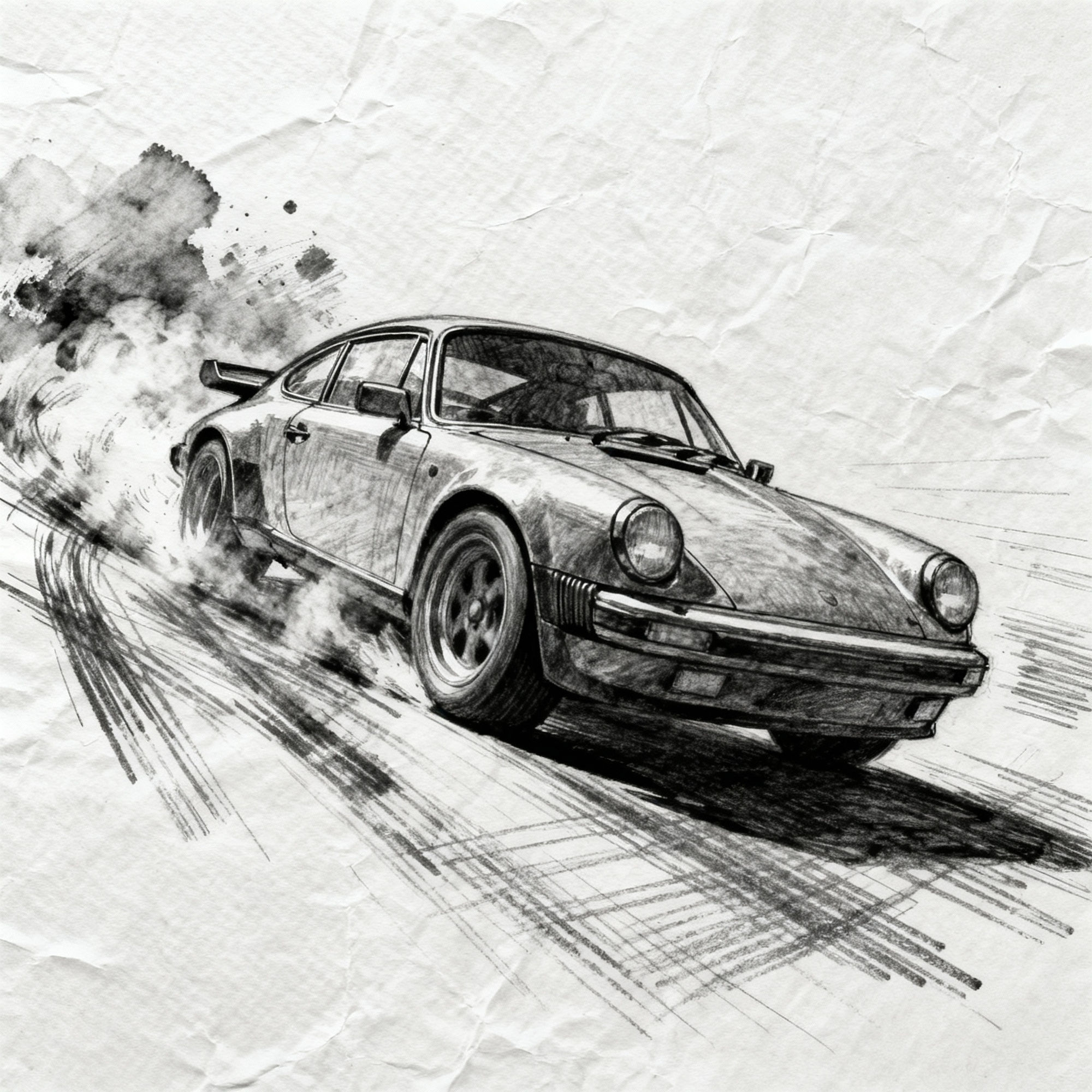 Sketch Car Drawings - AI Art Generator