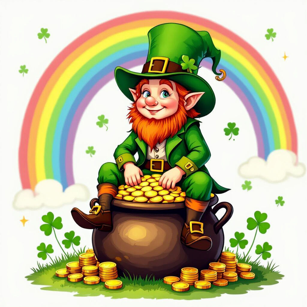 Picture Of Leprechaun - AI Generated Art