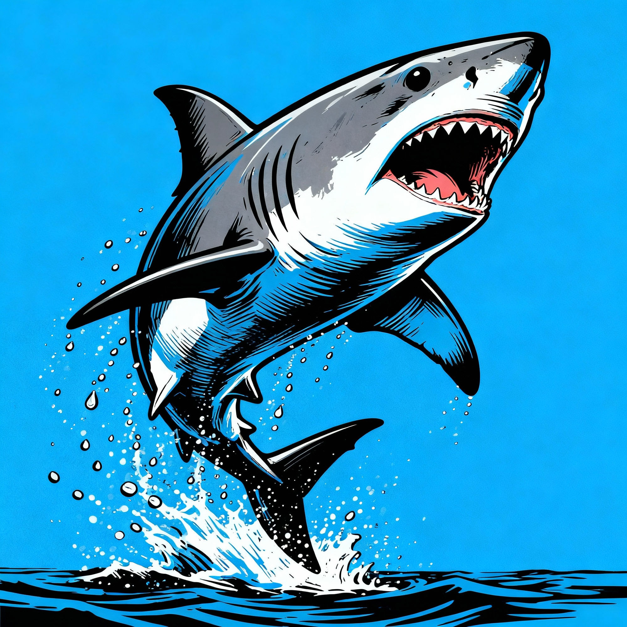 Shark Picture Drawing - Create Stunning Shark Art With AI