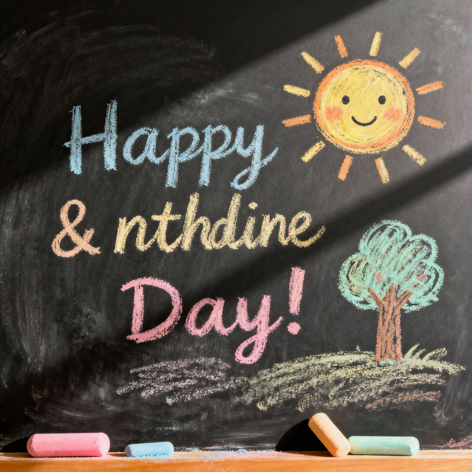 Simple Chalkboard Art - Made With AI | Nightcafe