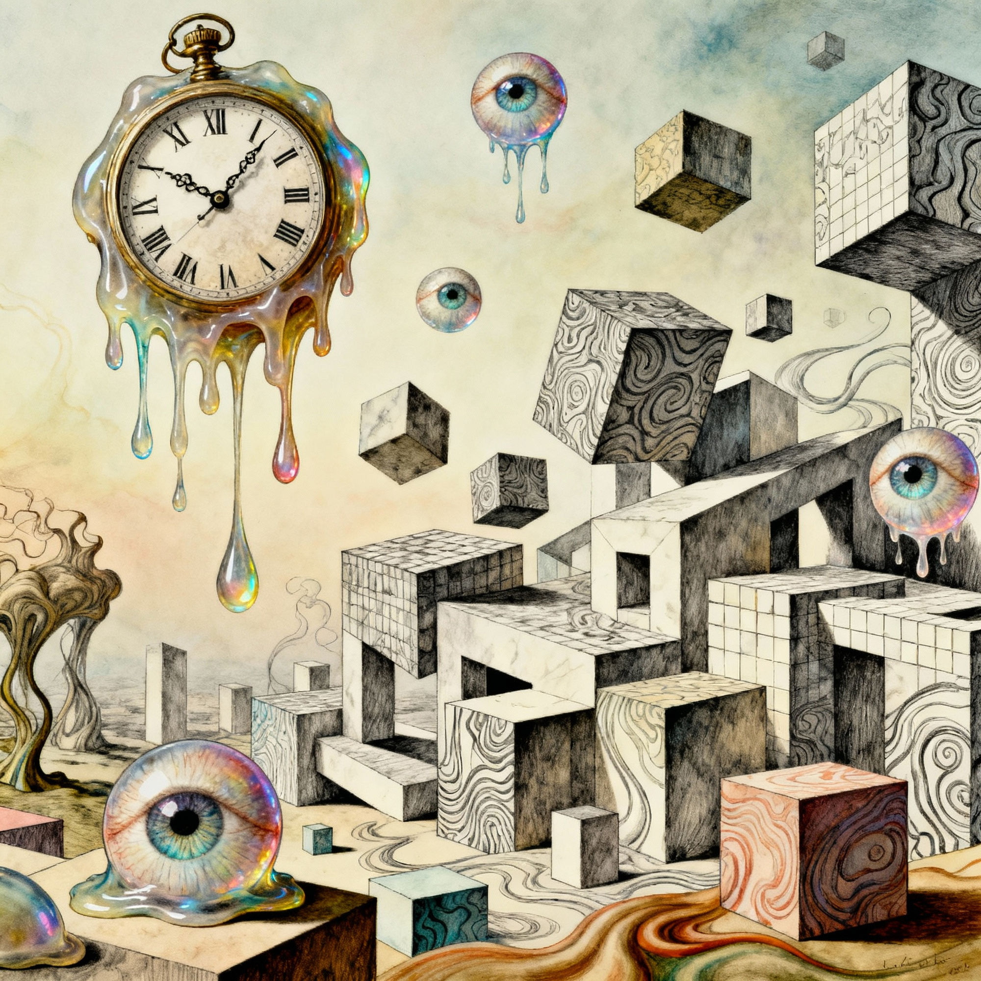 Drawing Surrealism - AI Generated Art