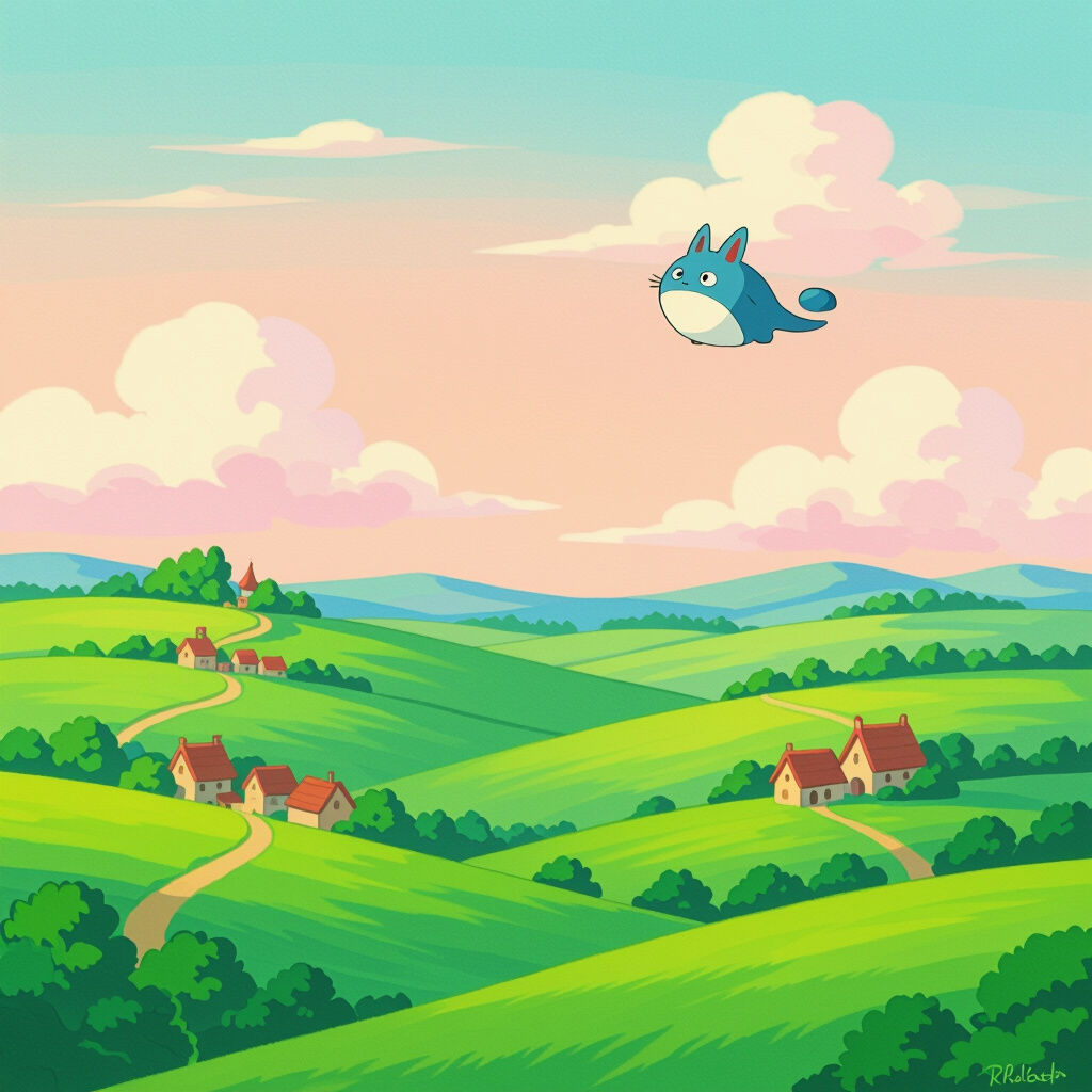 Ghibli Style Art Gallery - AI-generated Masterpieces