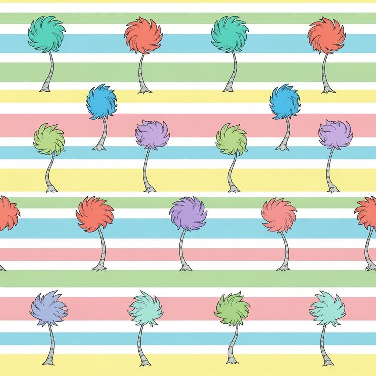 Generate Preppy Lorax Wallpaper With AI