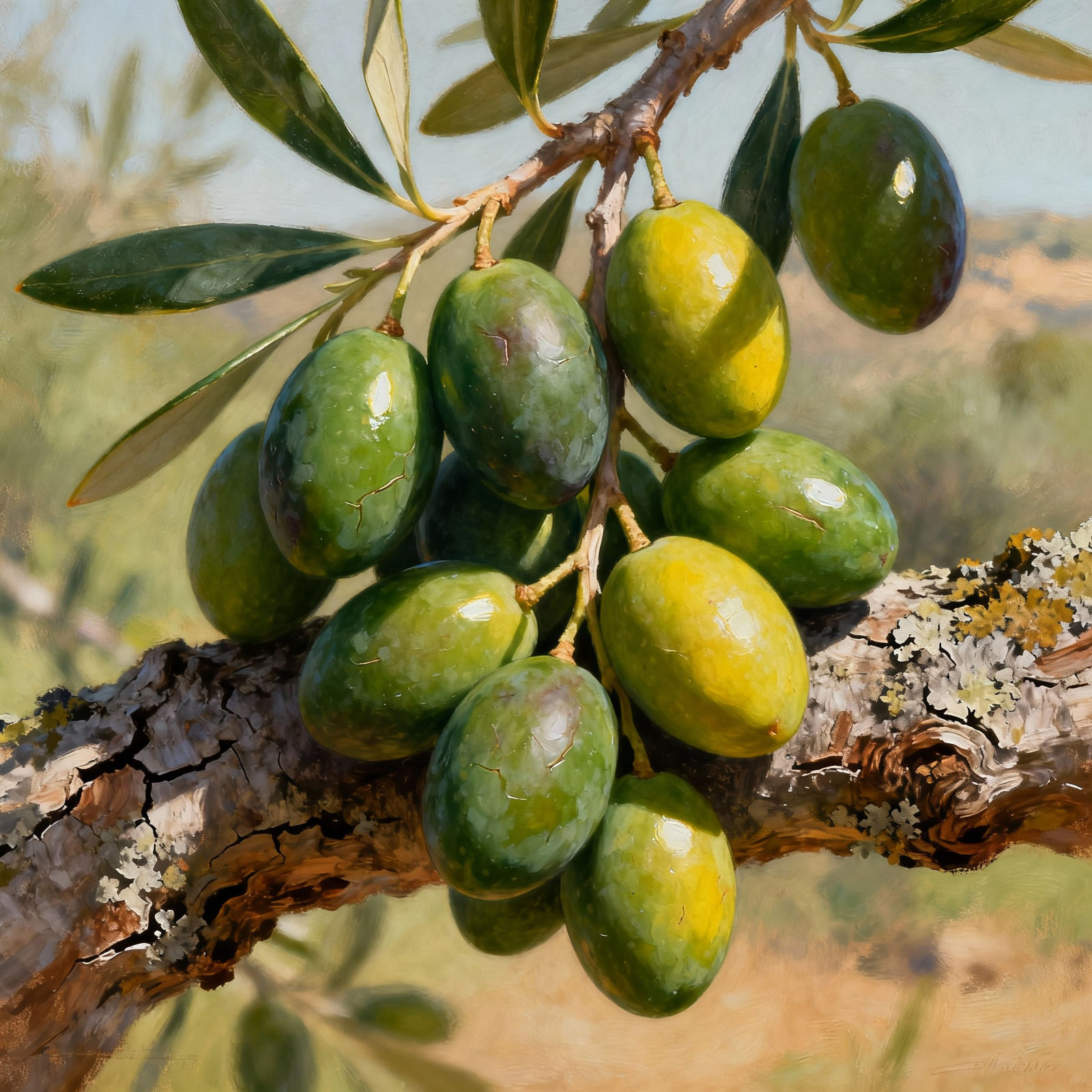 Olive Drawings - AI Generated Art
