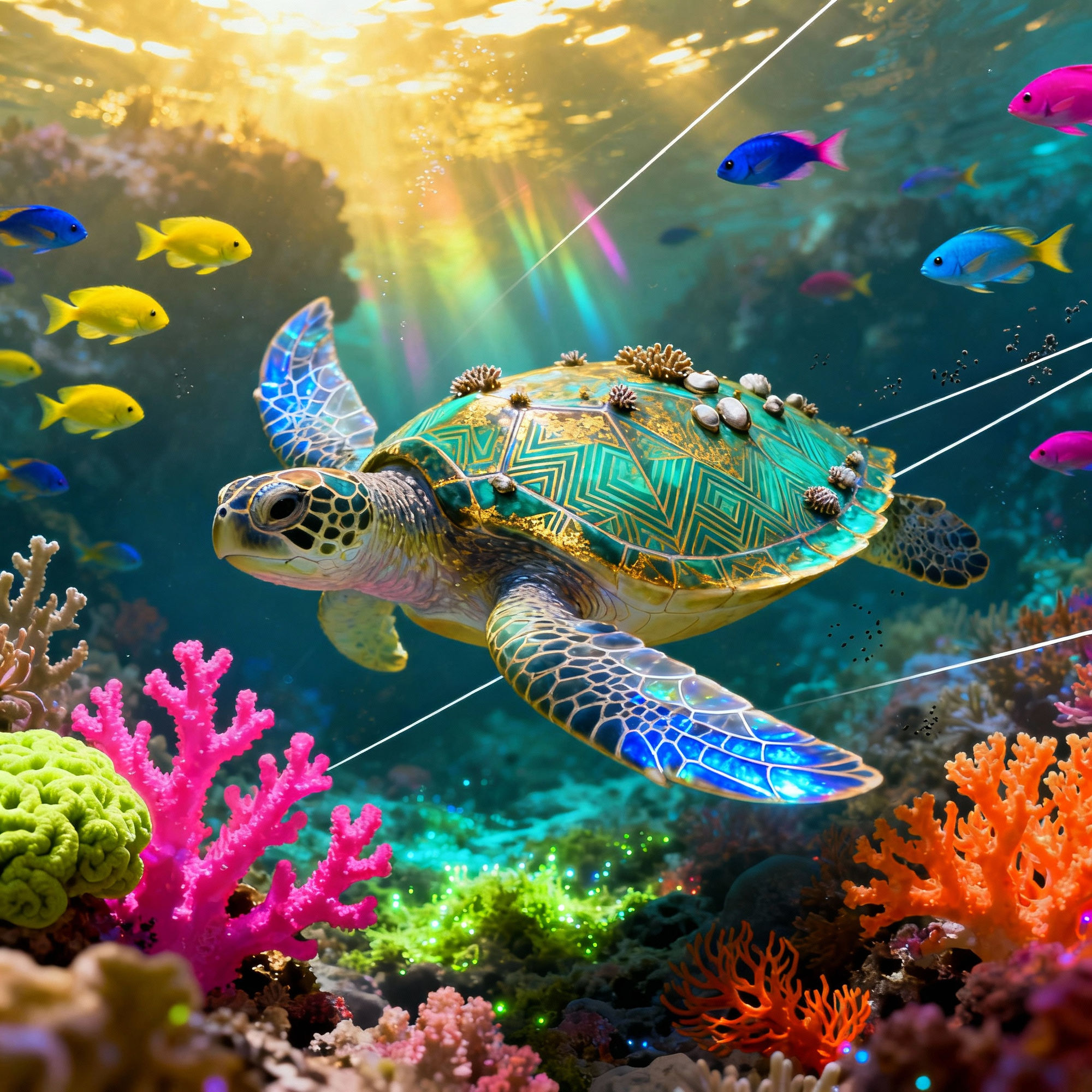 Turtle Drawing Color - Create Colorful Turtle Art