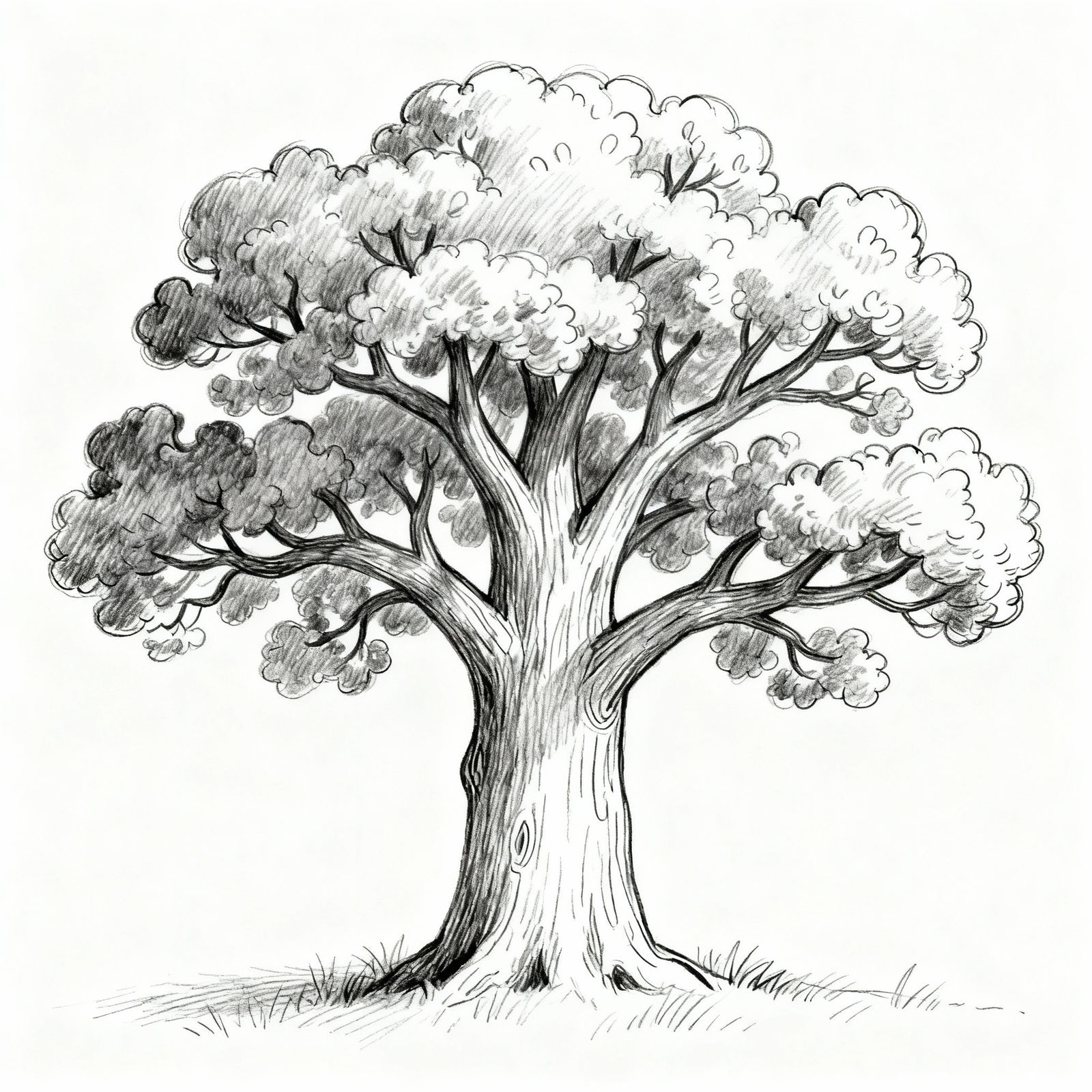 Easy Tree Drawings - Learn To Draw Trees Simply
