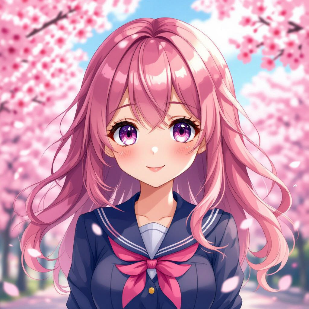 Easy Anime Girl Drawings - AI Generated Art