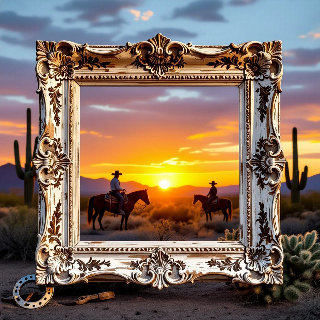 Western Picture Frames - AI Art Generator