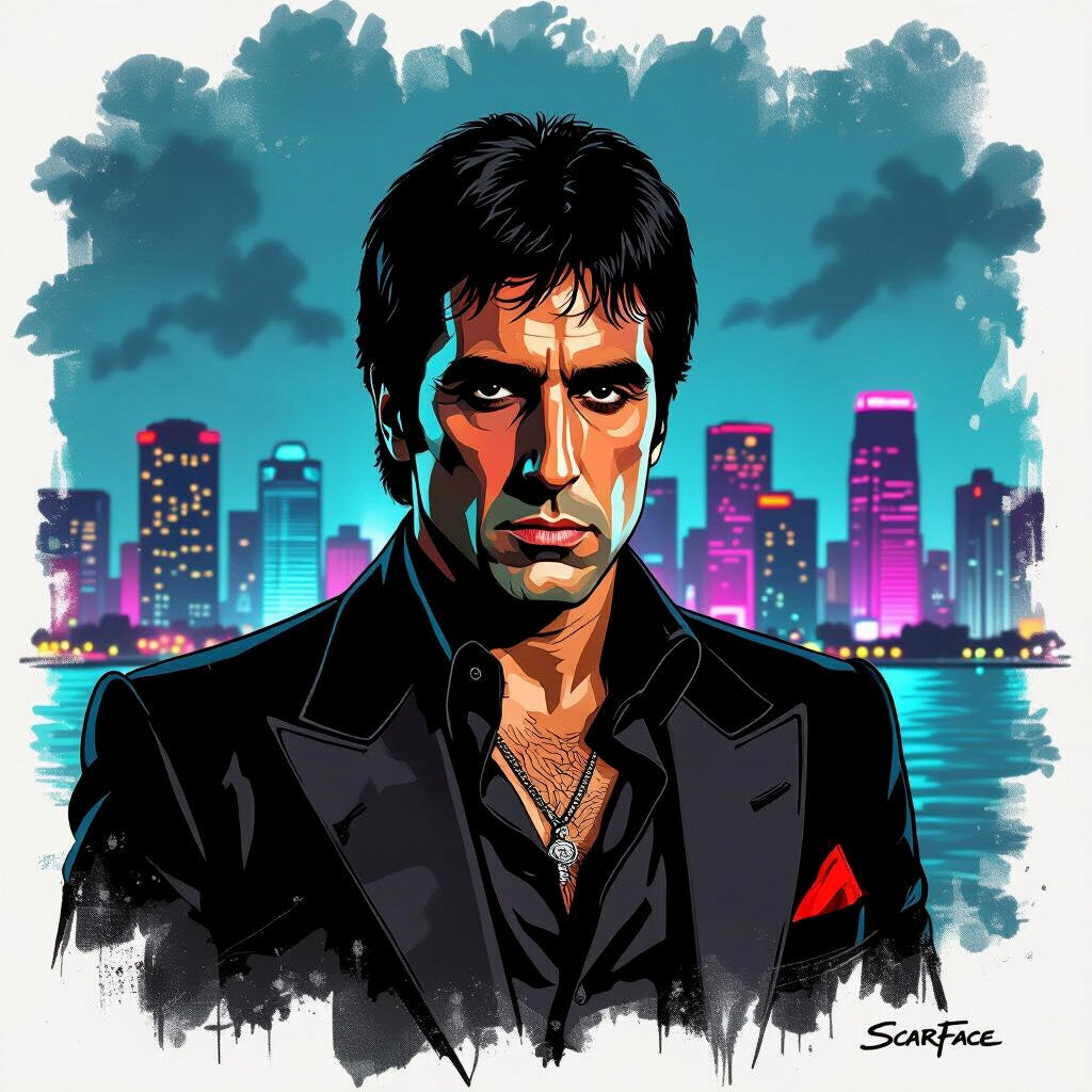 Scarface Drawings - Create AI Art
