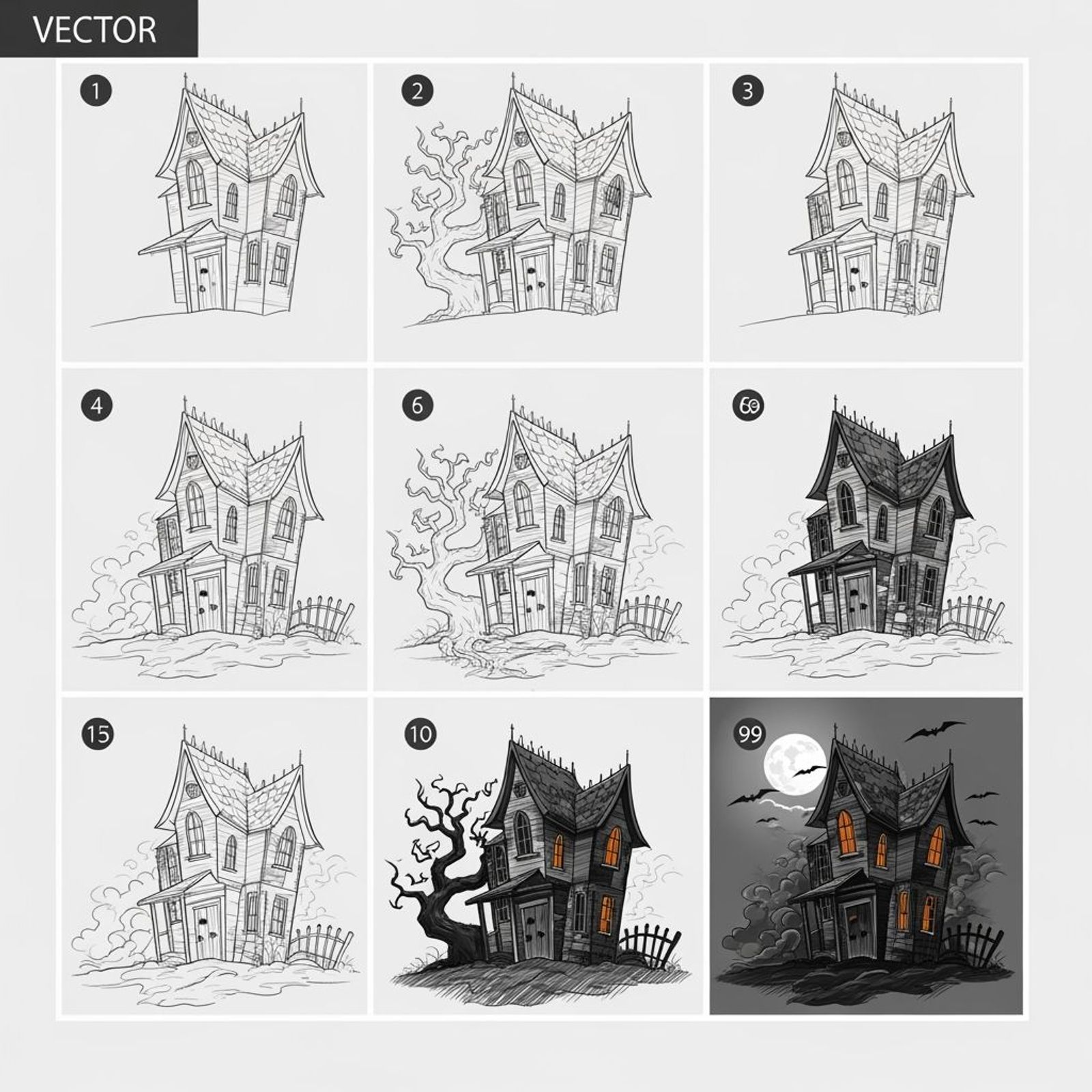 Spooky Scary Drawing Tutorials And Ideas