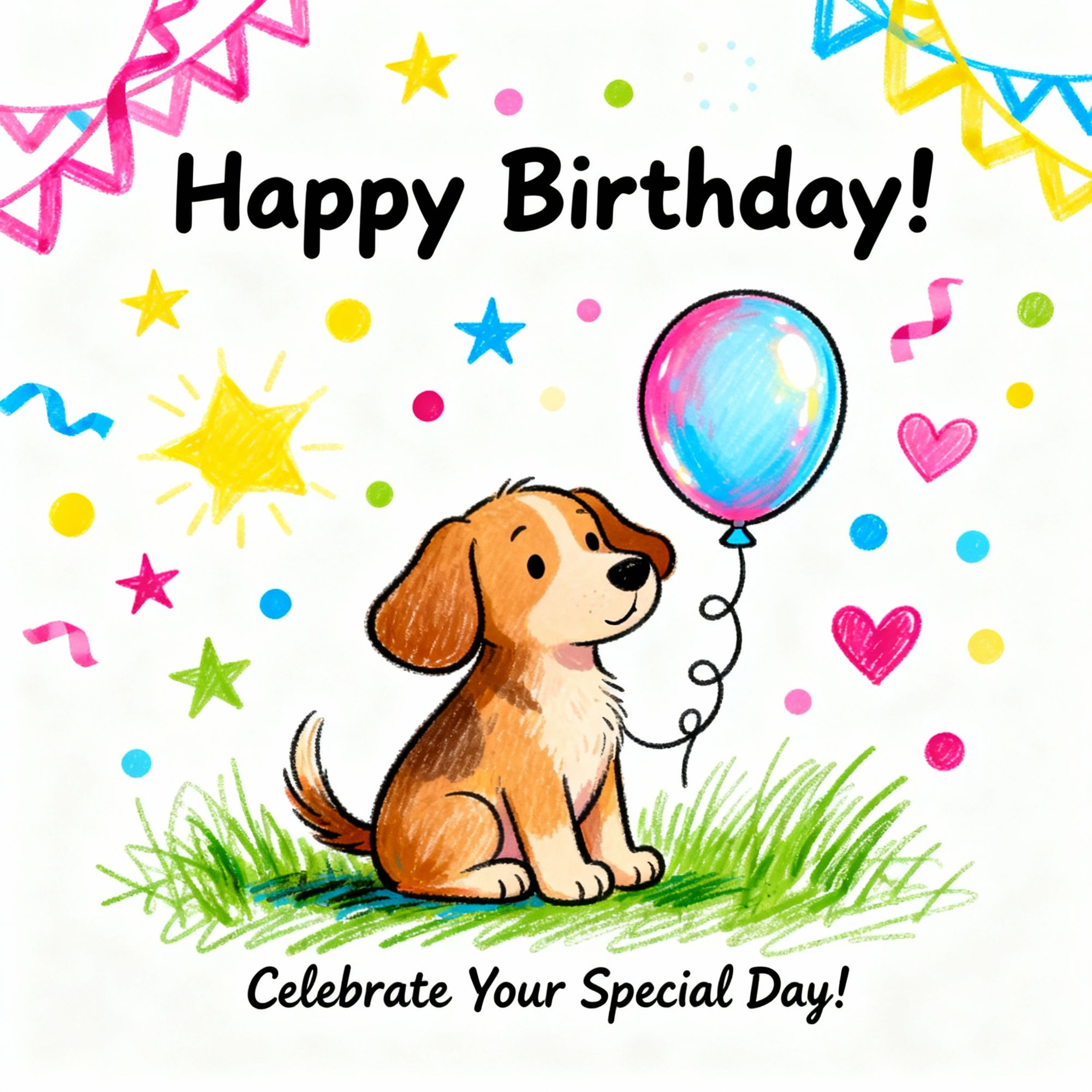 Birthday Card Ideas - AI Generated Drawings & Designs