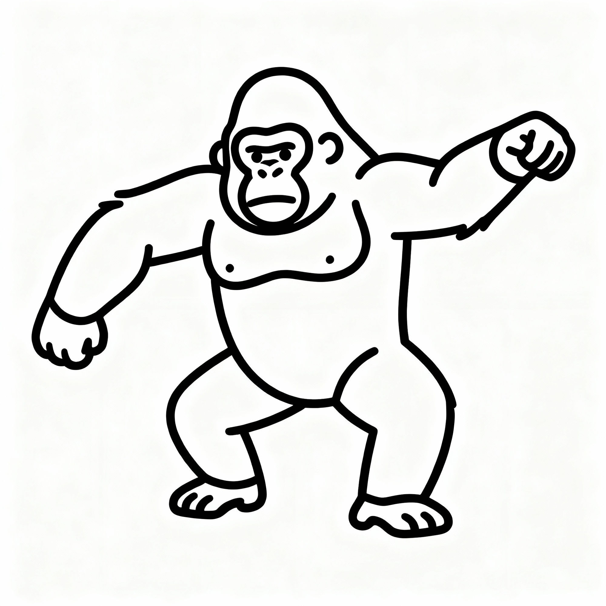 Gorilla Tag Drawing Outlines - AI Generated Art