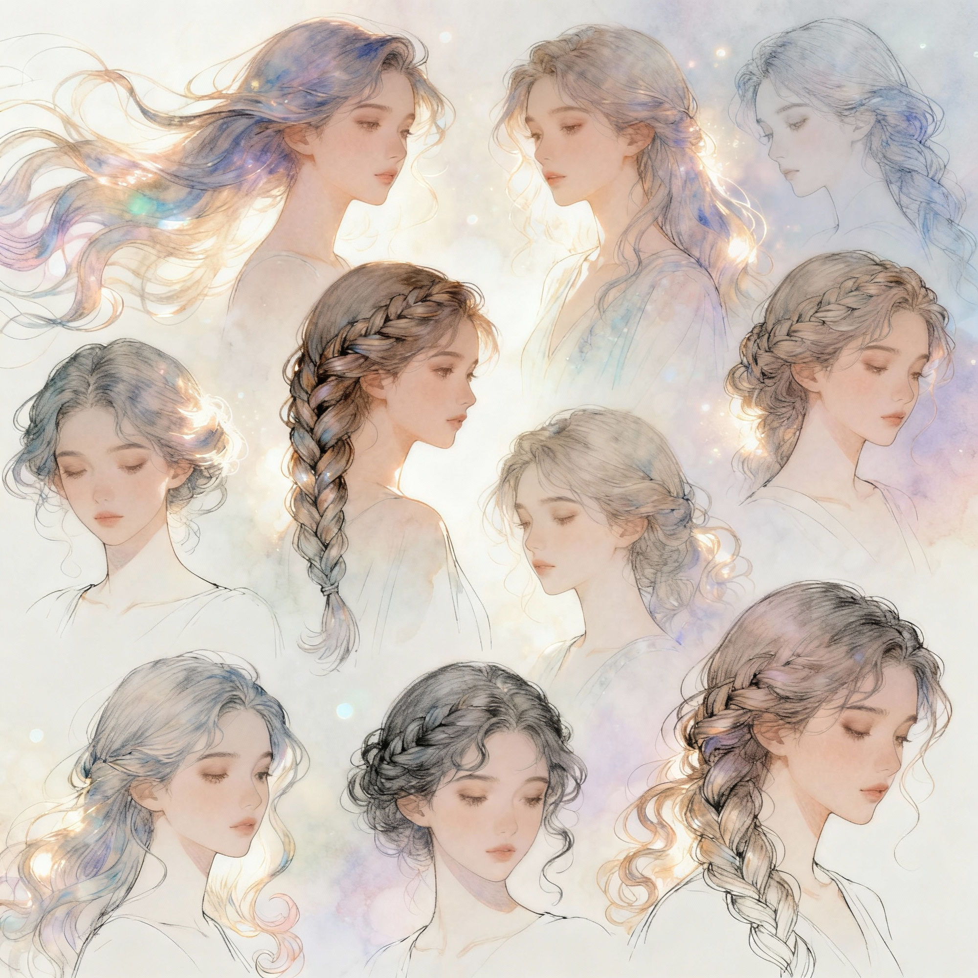 Drawing Hair Ideas - AI Generated Inspiration