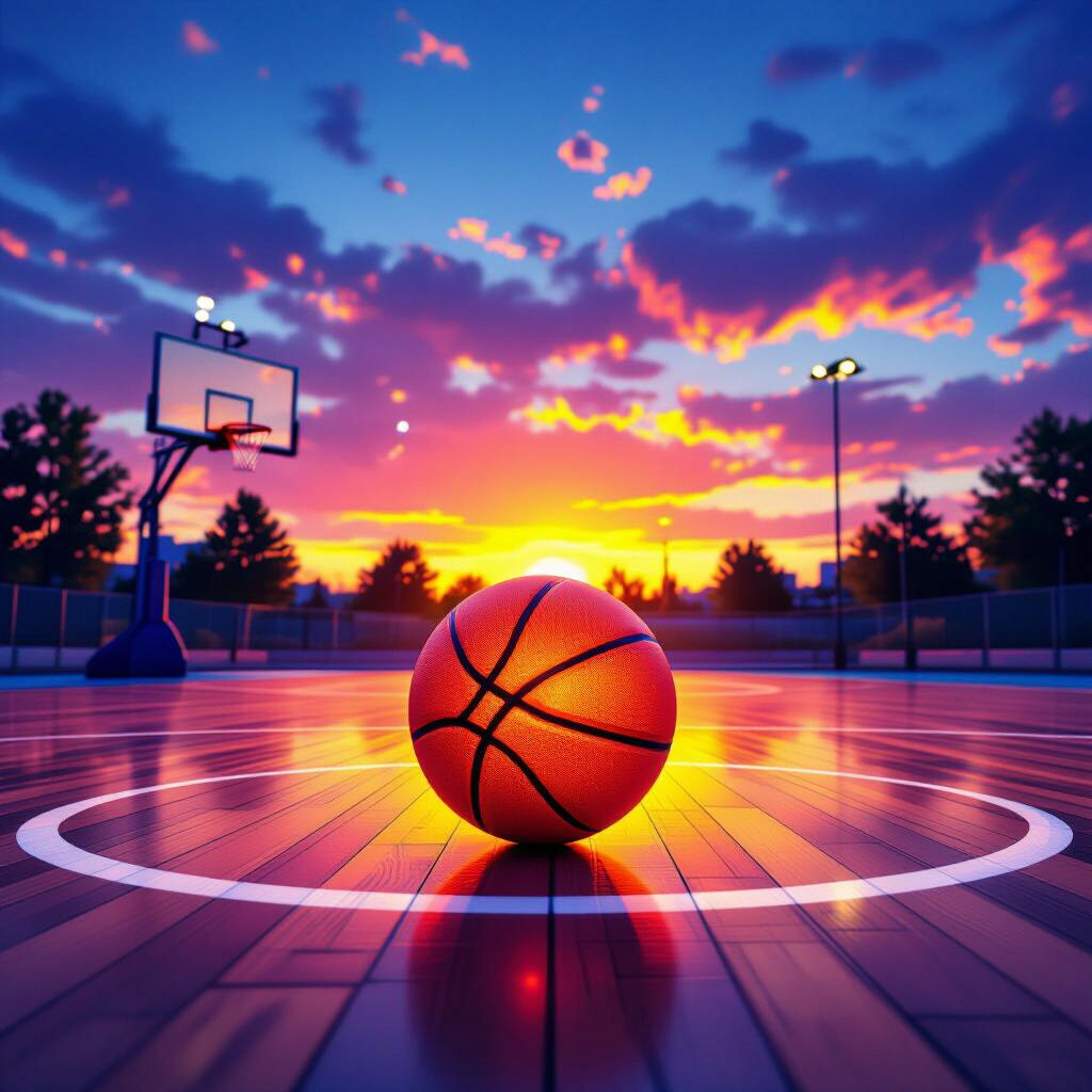 Aesthetic Basketball Wallpapers - AI Generated Art
