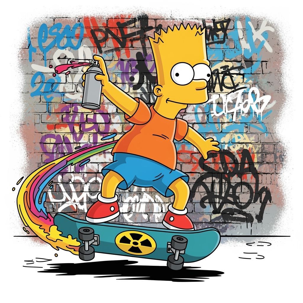 Bart Simpson Drawing Gallery - Create Your Own AI Art