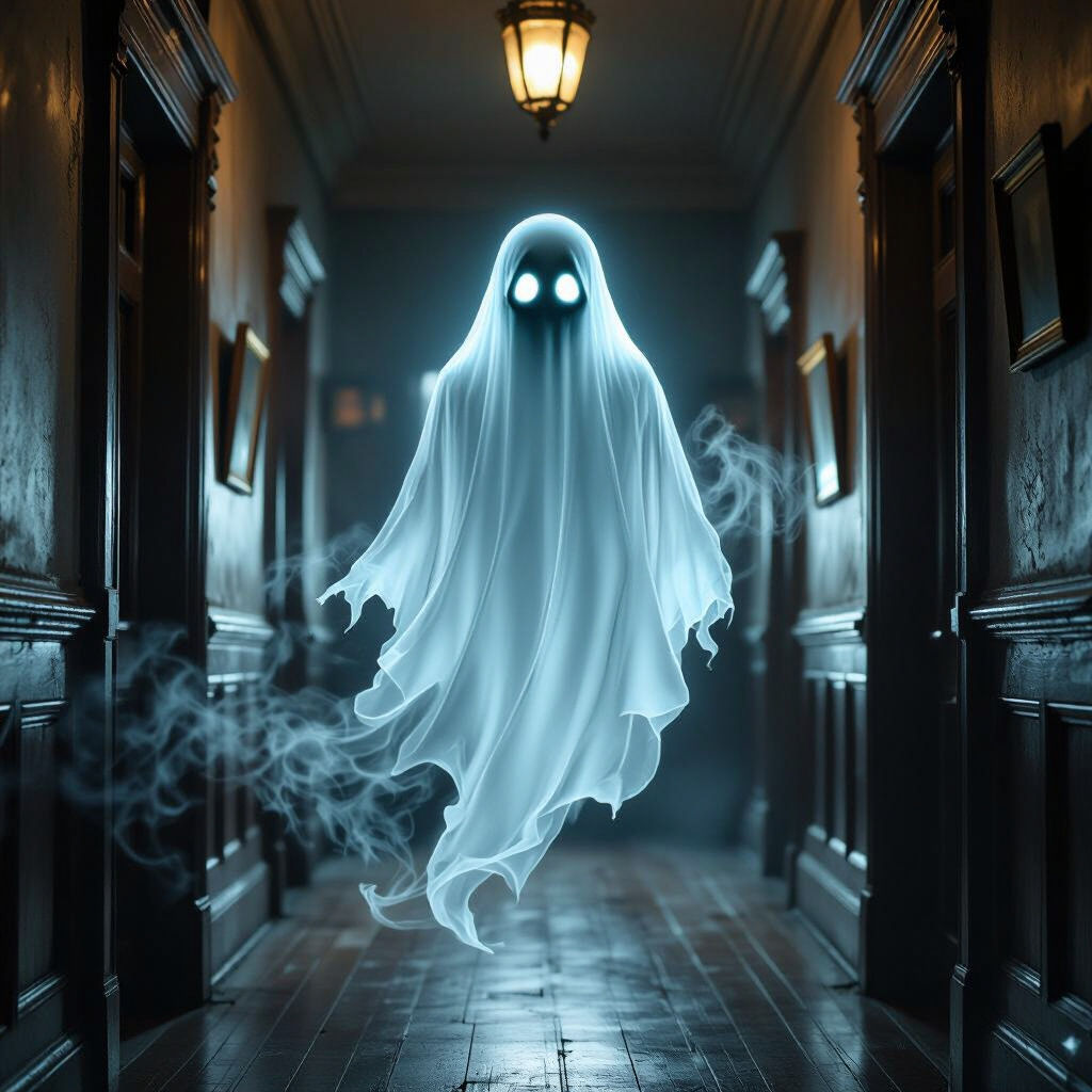 Ghosts Drawing - AI Art Gallery | Create Your Own
