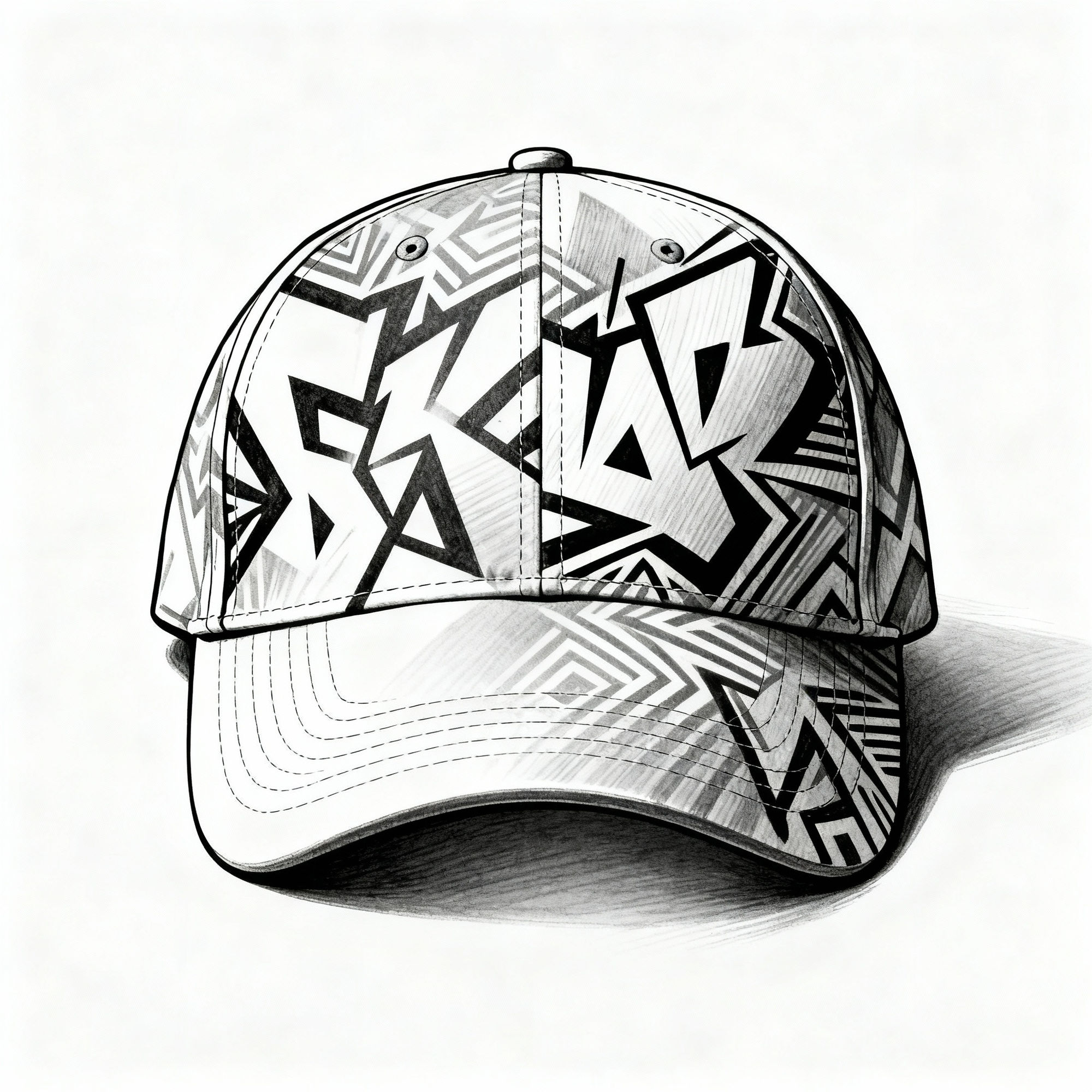 Baseball Cap Drawing Ideas - AI Generated Art