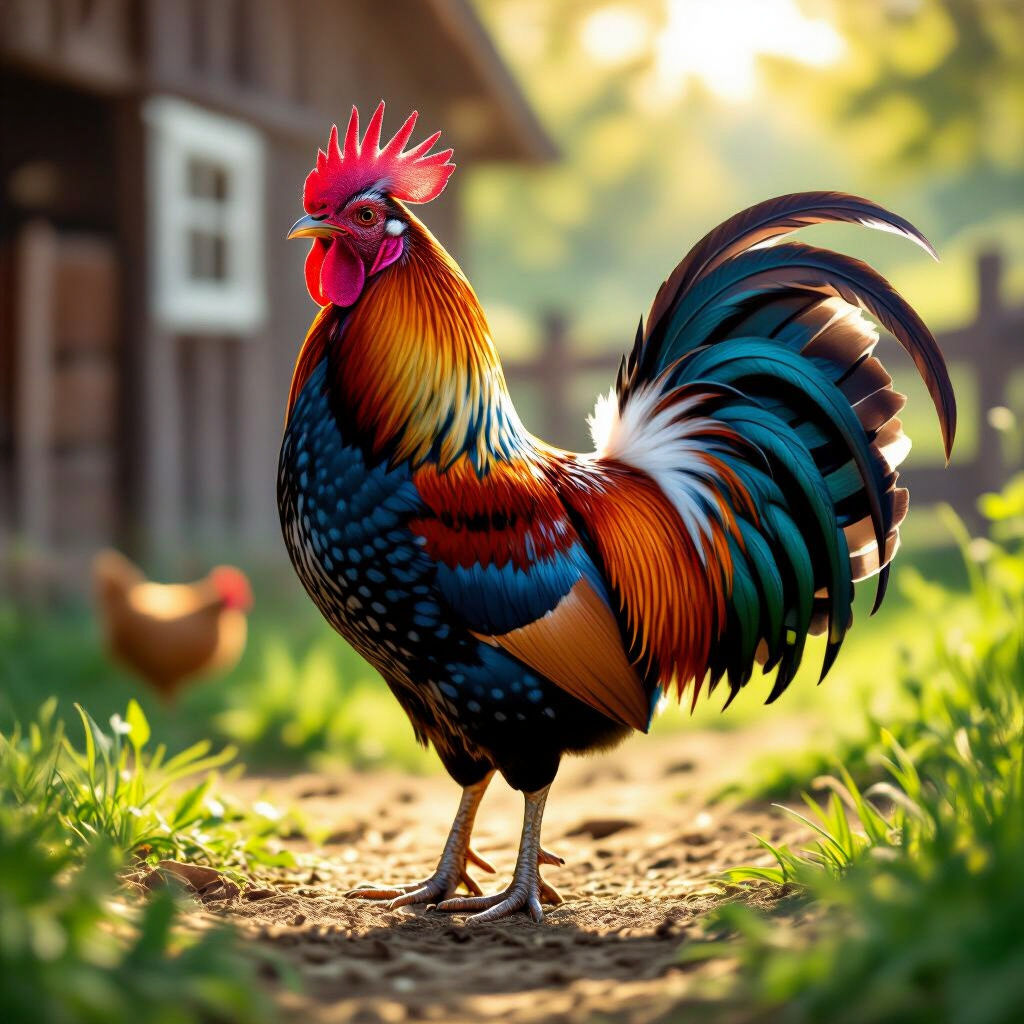 Picture Of A Rooster - Stunning AI Art