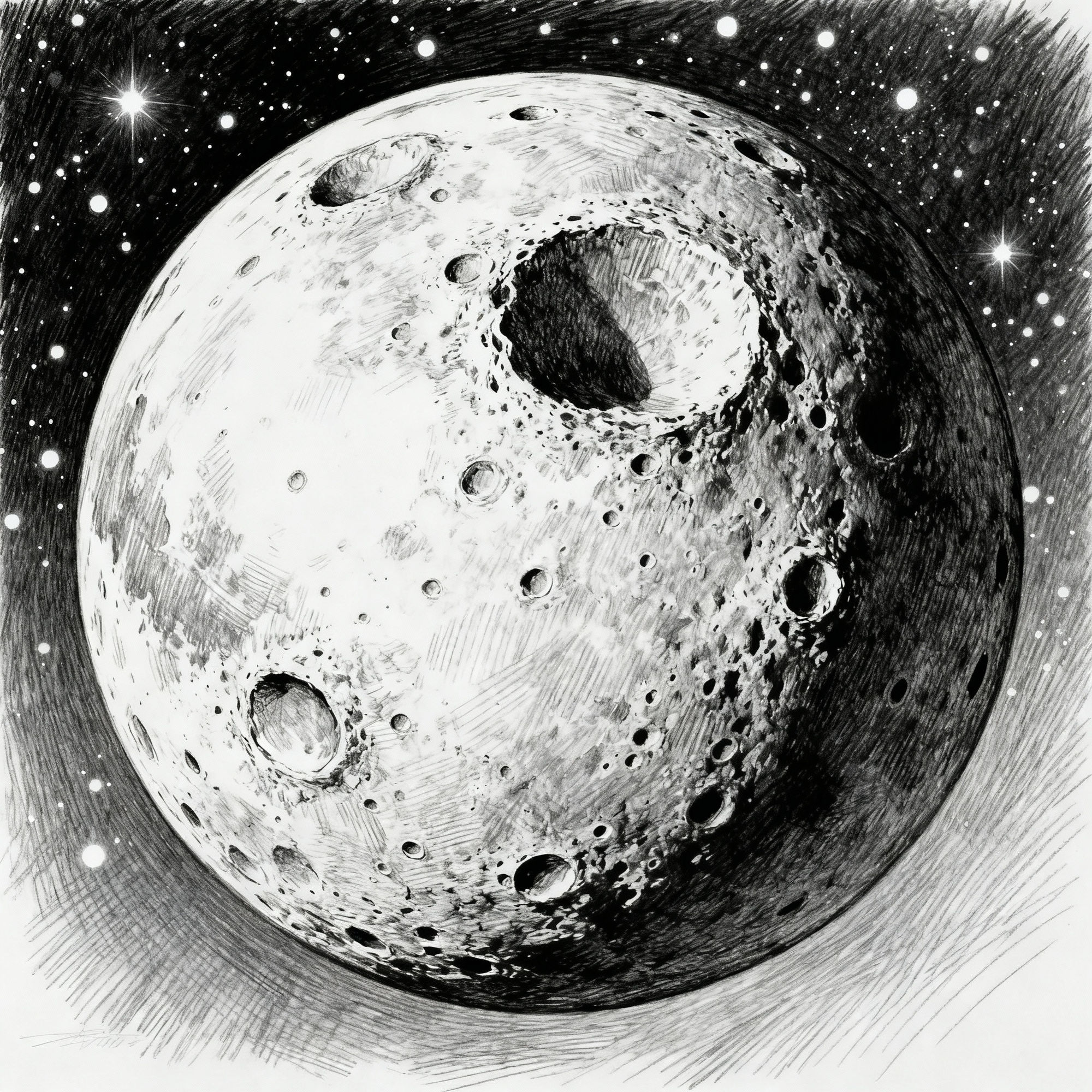 Mercury Drawing Art - AI Generated Creations